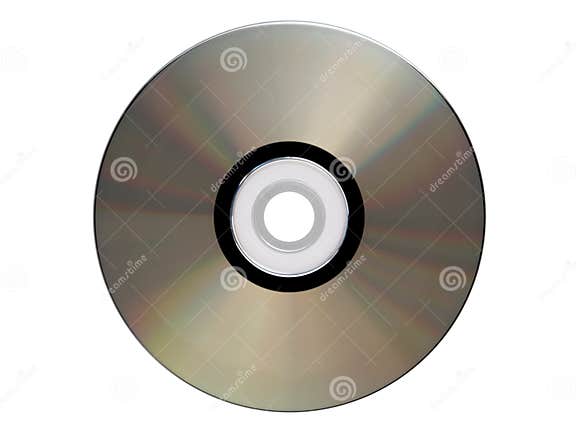Silber-CD-ROM getrennt stockbild. Bild von blau, dateien - 556917