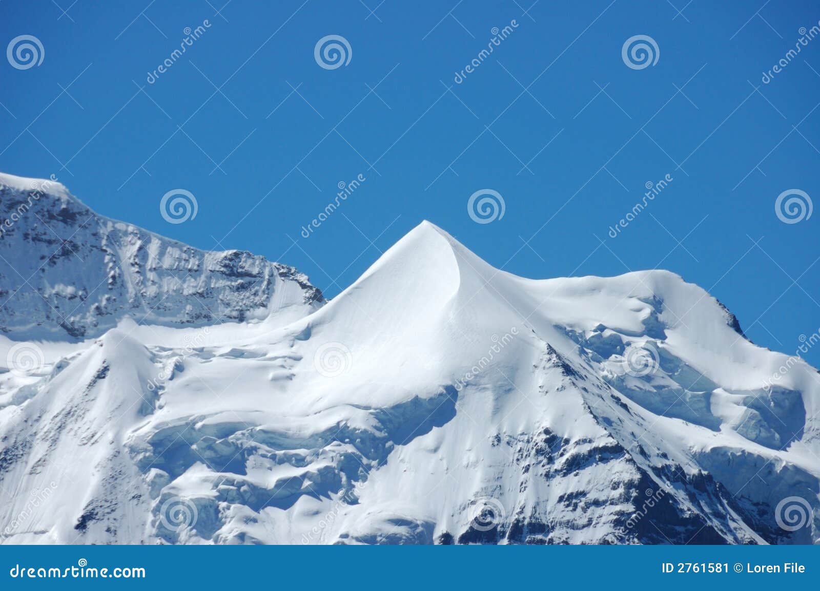 Silberhorn stock image. Image of snow, snowcapped, white - 2761581
