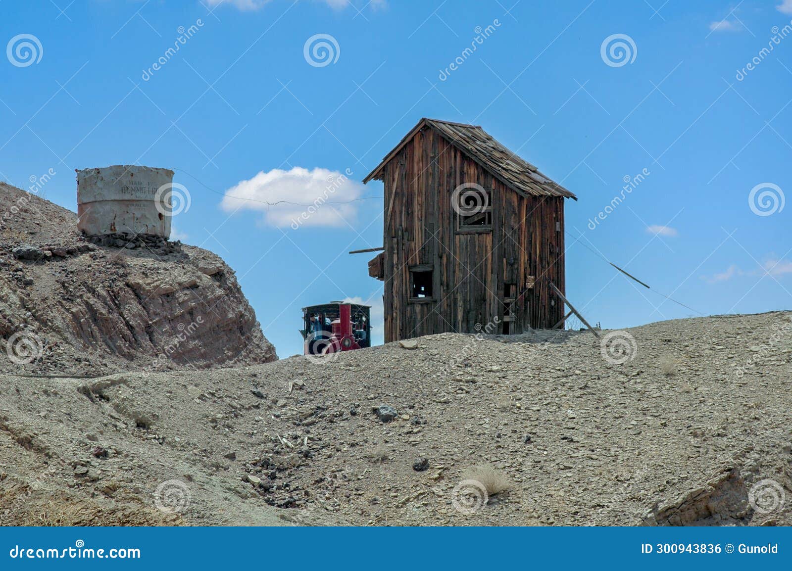 Calico a Historic Silver Mining Town in California Stock Photo - Image ...