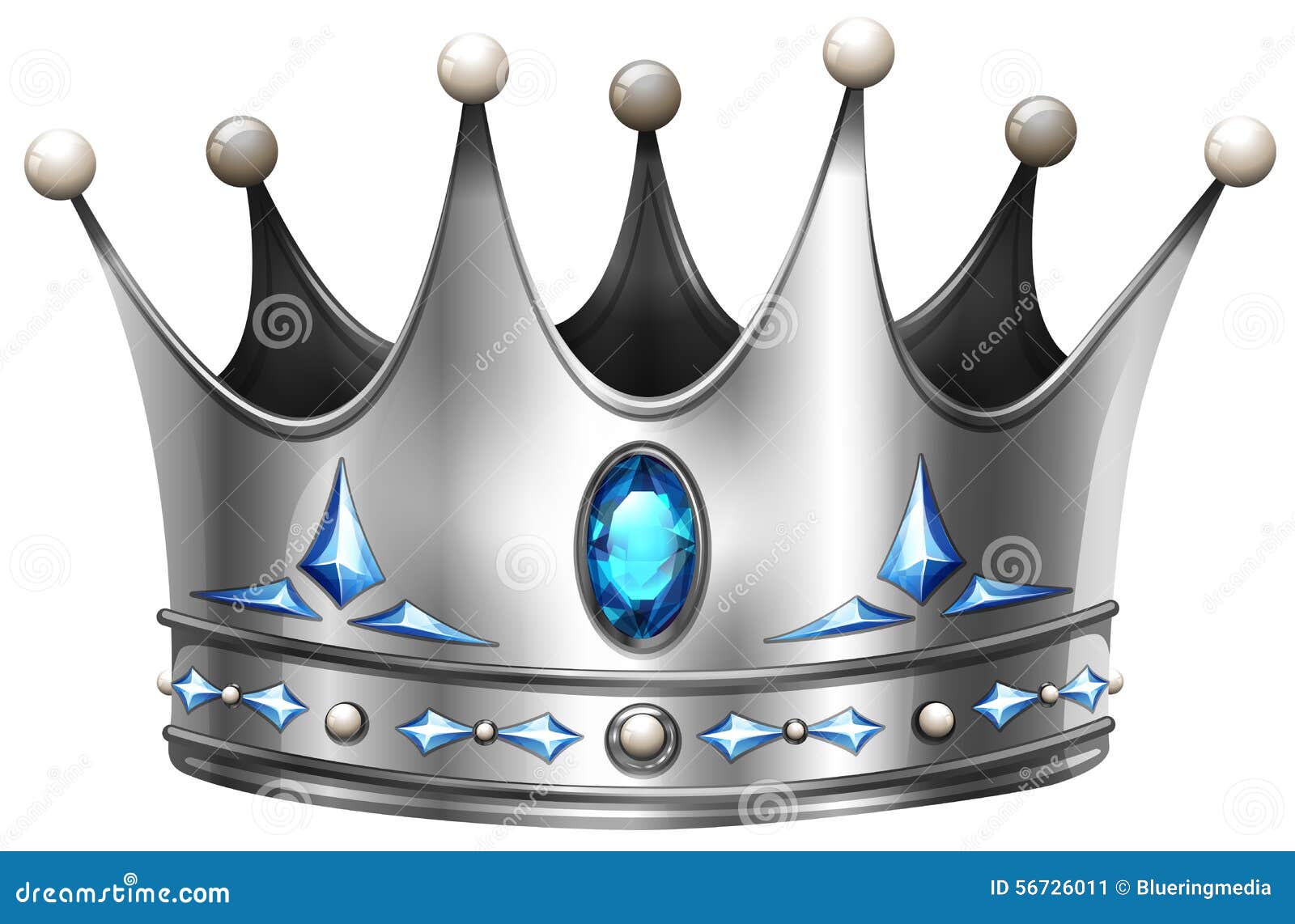 Silberne Krone Stock Illustrationen, Vektoren, & Kliparts - 315 Stock ...