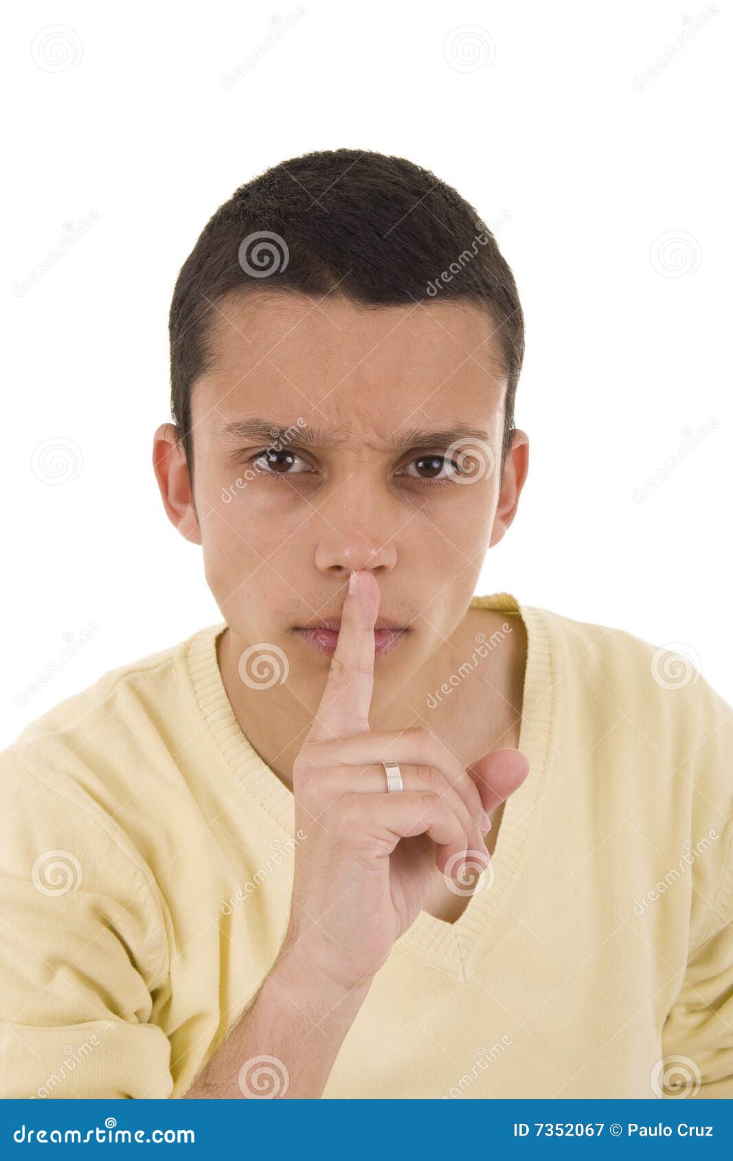 Silence stock image. Image of beautiful, people, silent - 7352067