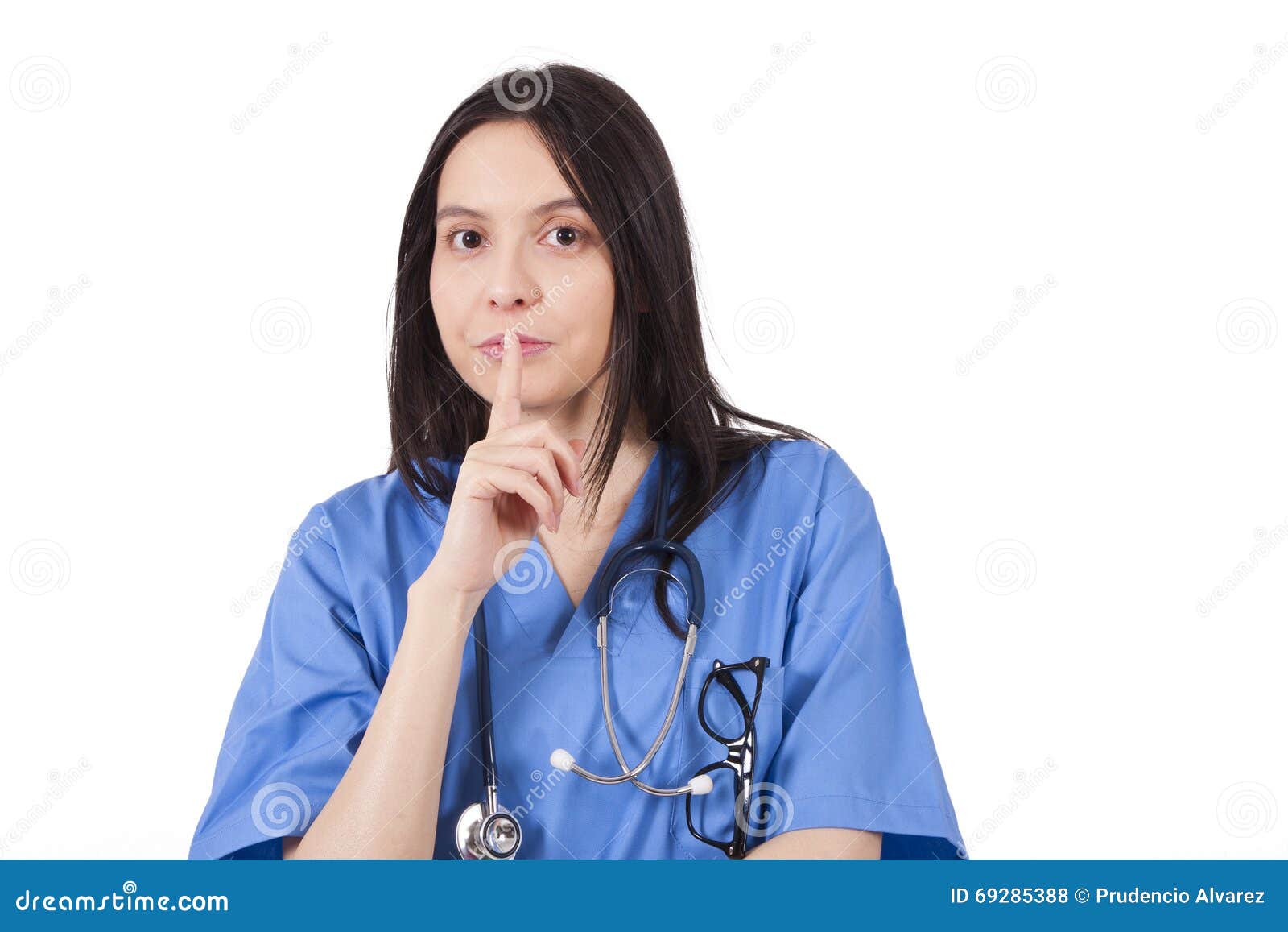 Silence, doctor stock photo. Image of adult, gesture - 69285388