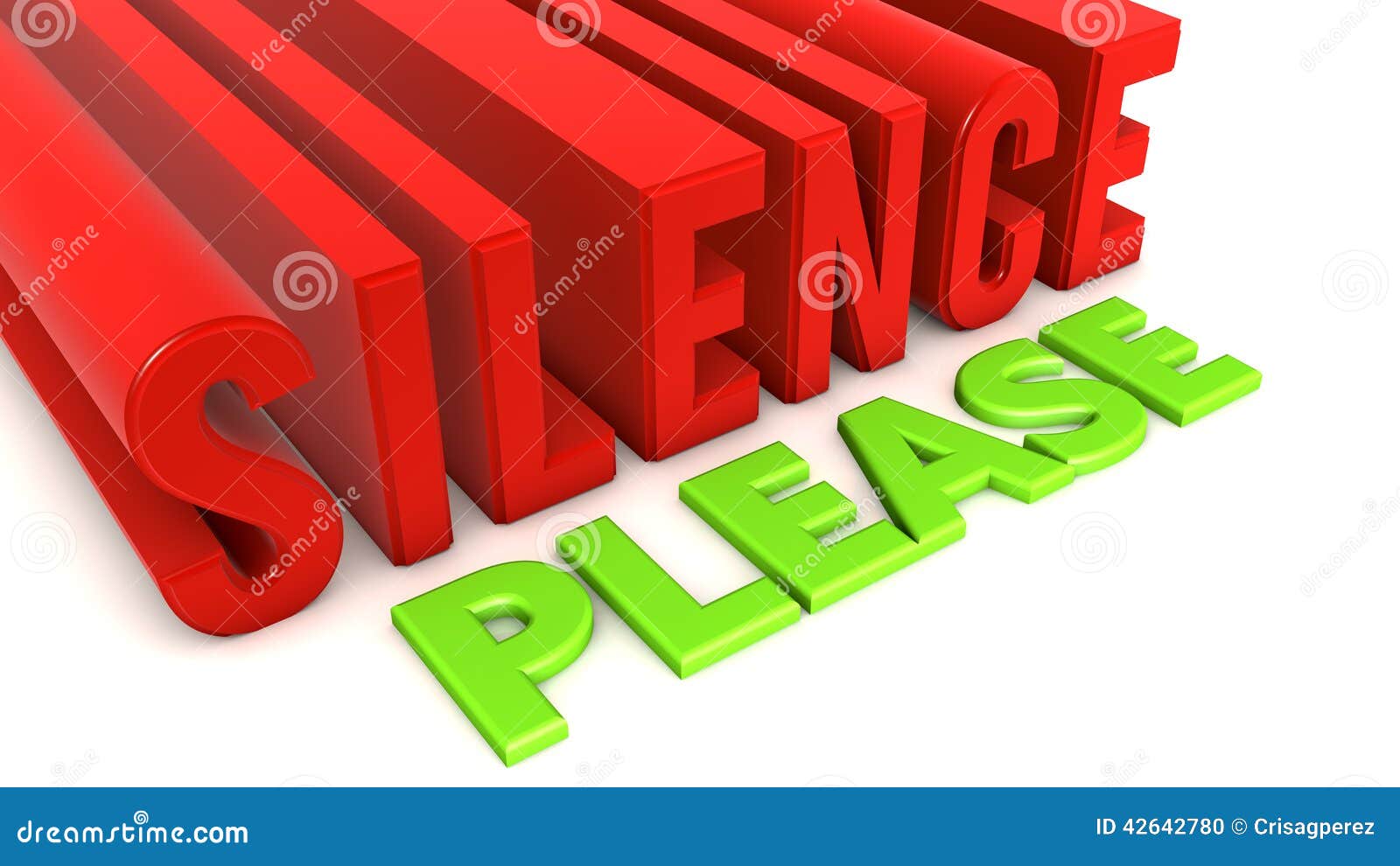 Silence please stock illustration. Illustration of quiet - 42642780