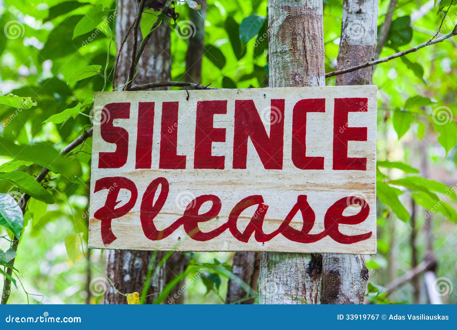 Silence please sign stock image. Image of placards, nature - 33919767