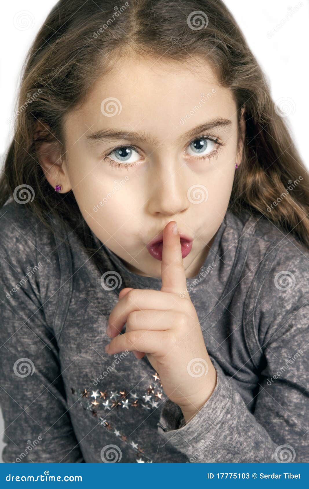 Silence sign stock image. Image of looking, hand, posing - 17775103