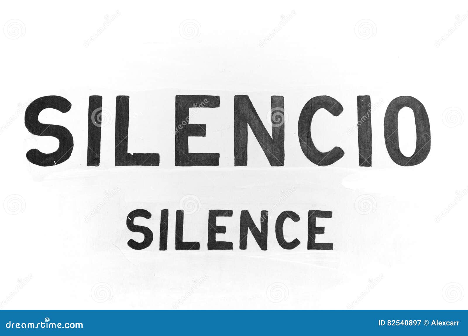 Silence signboard stock image. Image of banner, please - 82540897