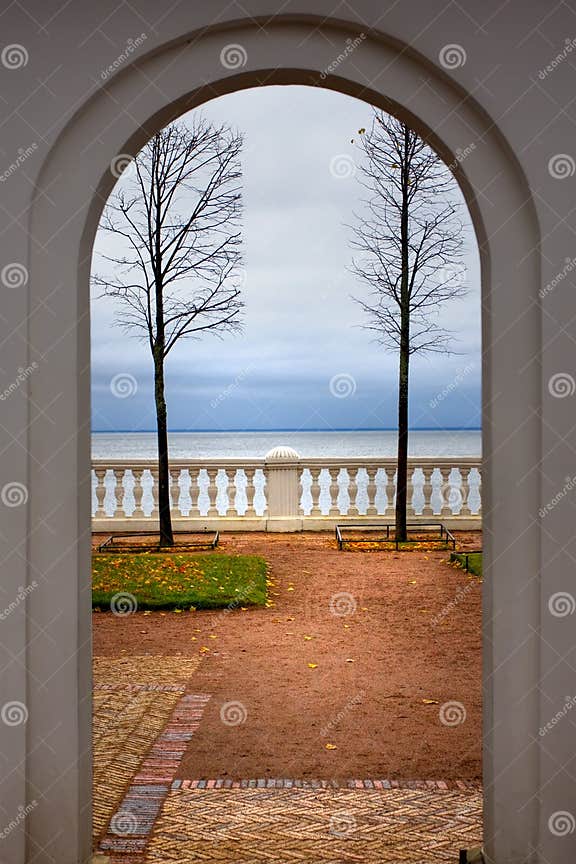 Silence view stock photo. Image of path, autumn, yellow - 7519062