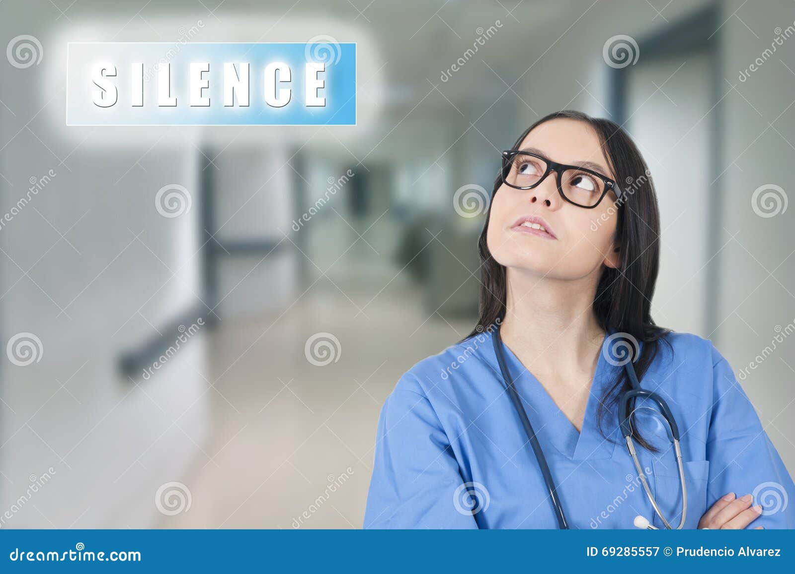 Silence stock image. Image of portrait, healthcare, gesture - 69285557