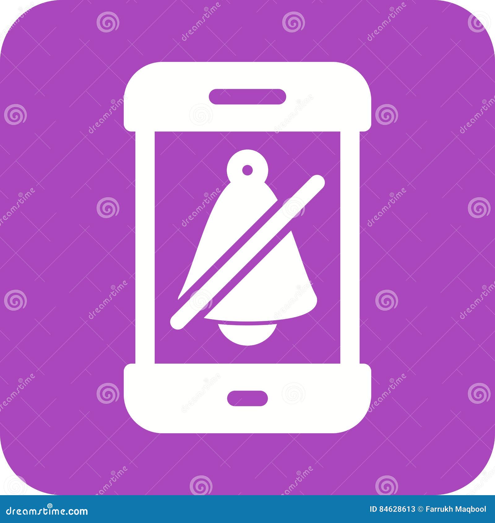 Silent Alarm stock vector. Illustration of notification - 84628613