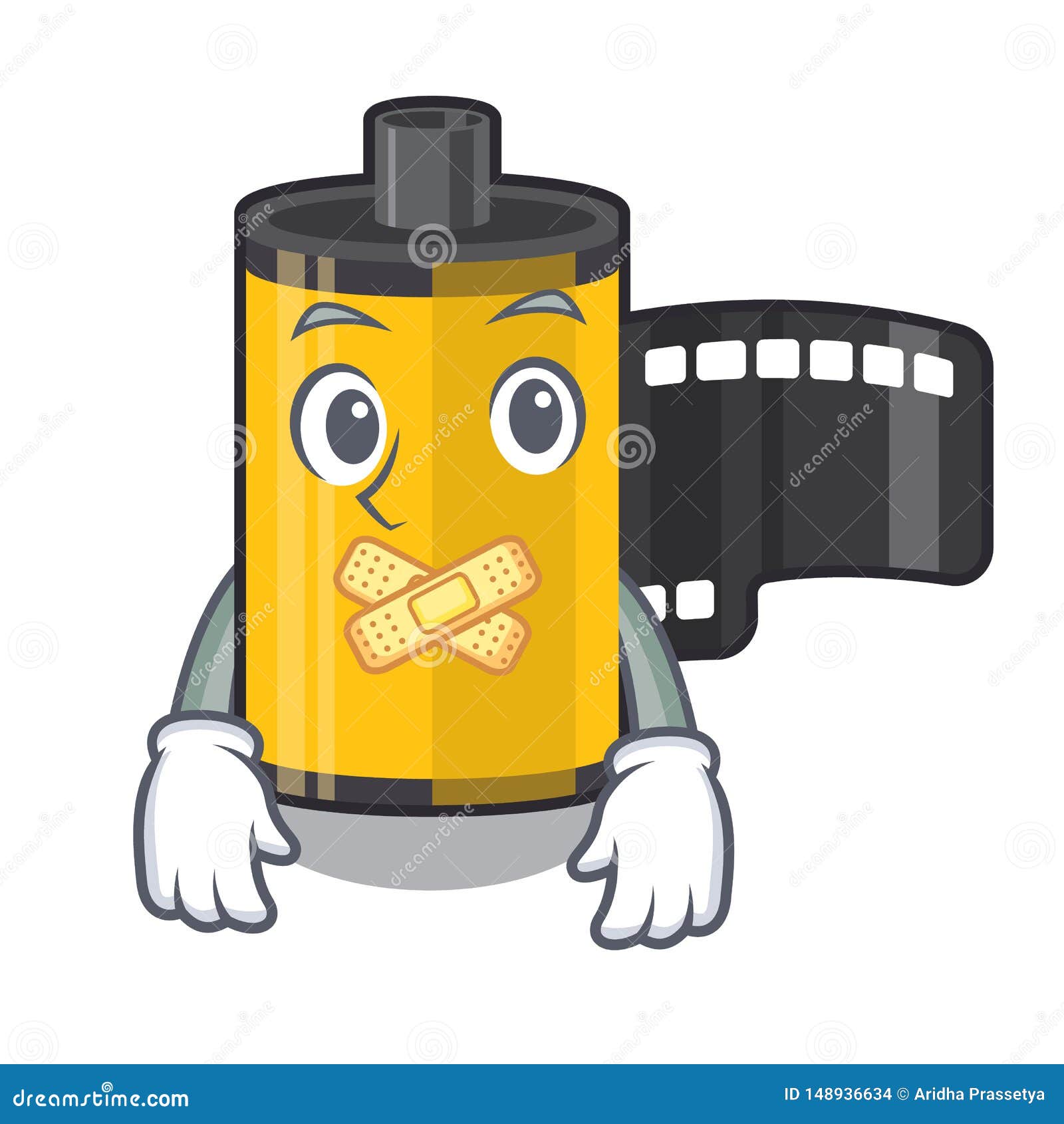 Silent Camera Roll in the Cartoon Drawer Stock Vector - Illustration of ...