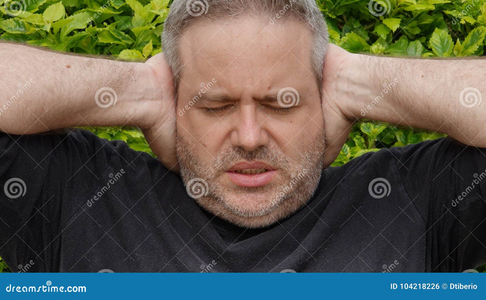 Silent Fat Person stock photo. Image of overweight, aged - 104218226