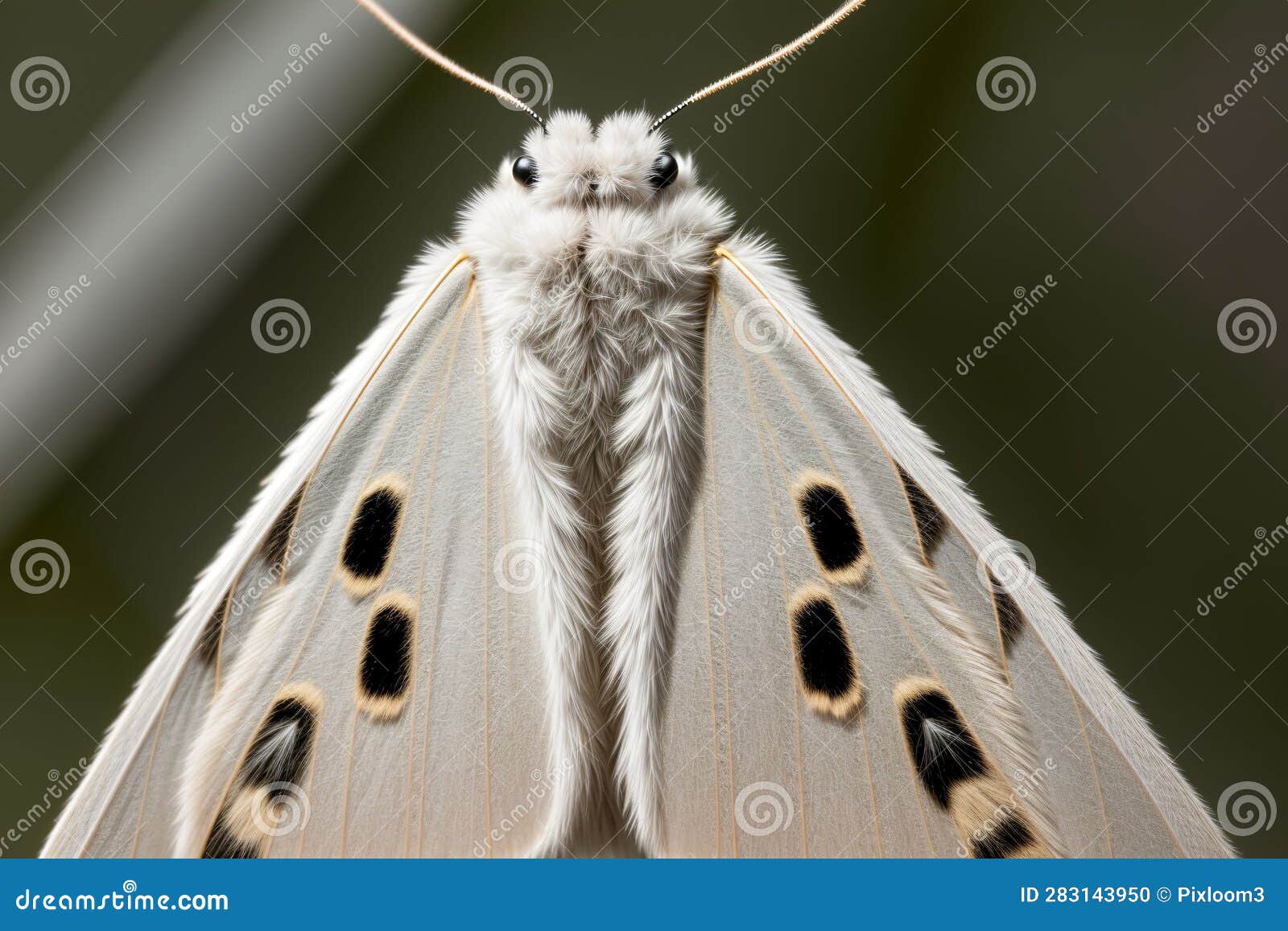 The Silent Flutter of a Moth Drawn To Light Stock Illustration ...
