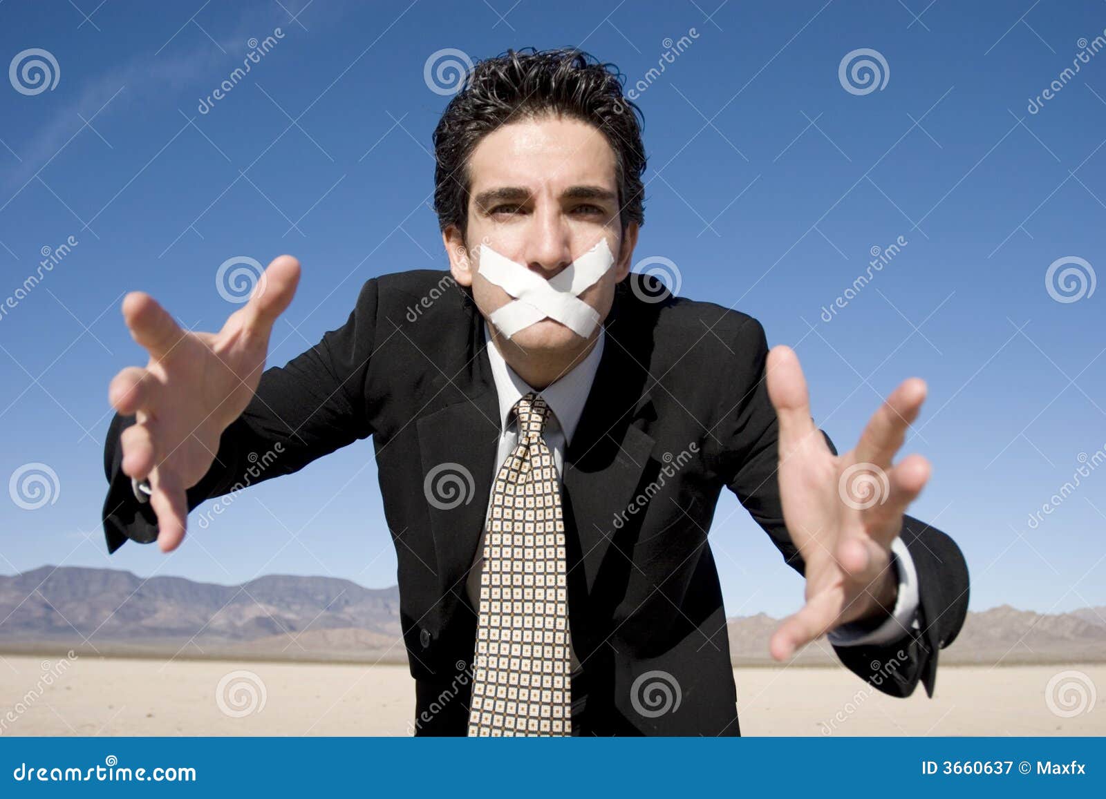 Silent man stock image. Image of important, career, manager - 3660637