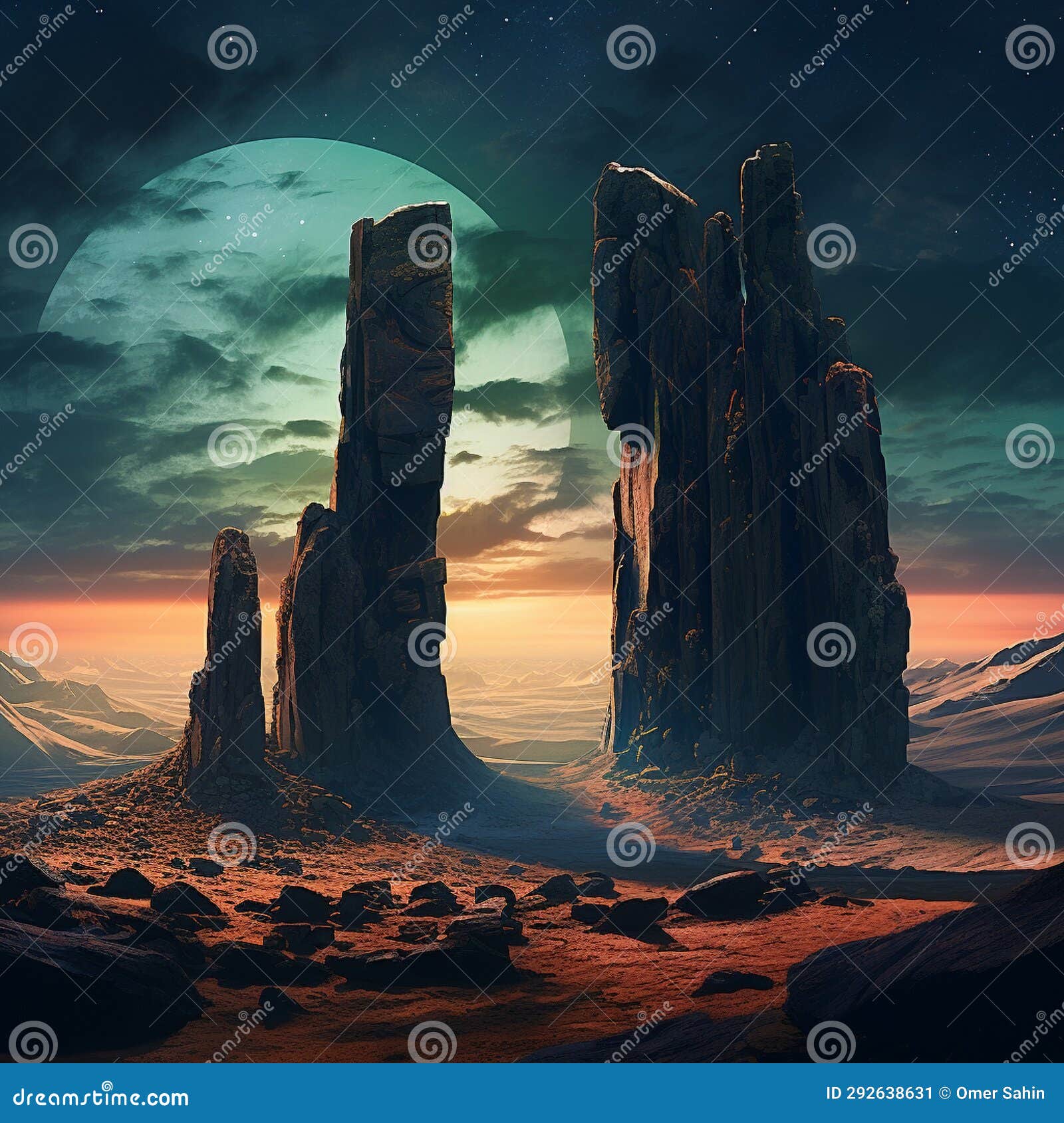 Silent Monoliths: Enigmatic Structures Emerging from a Mysterious ...