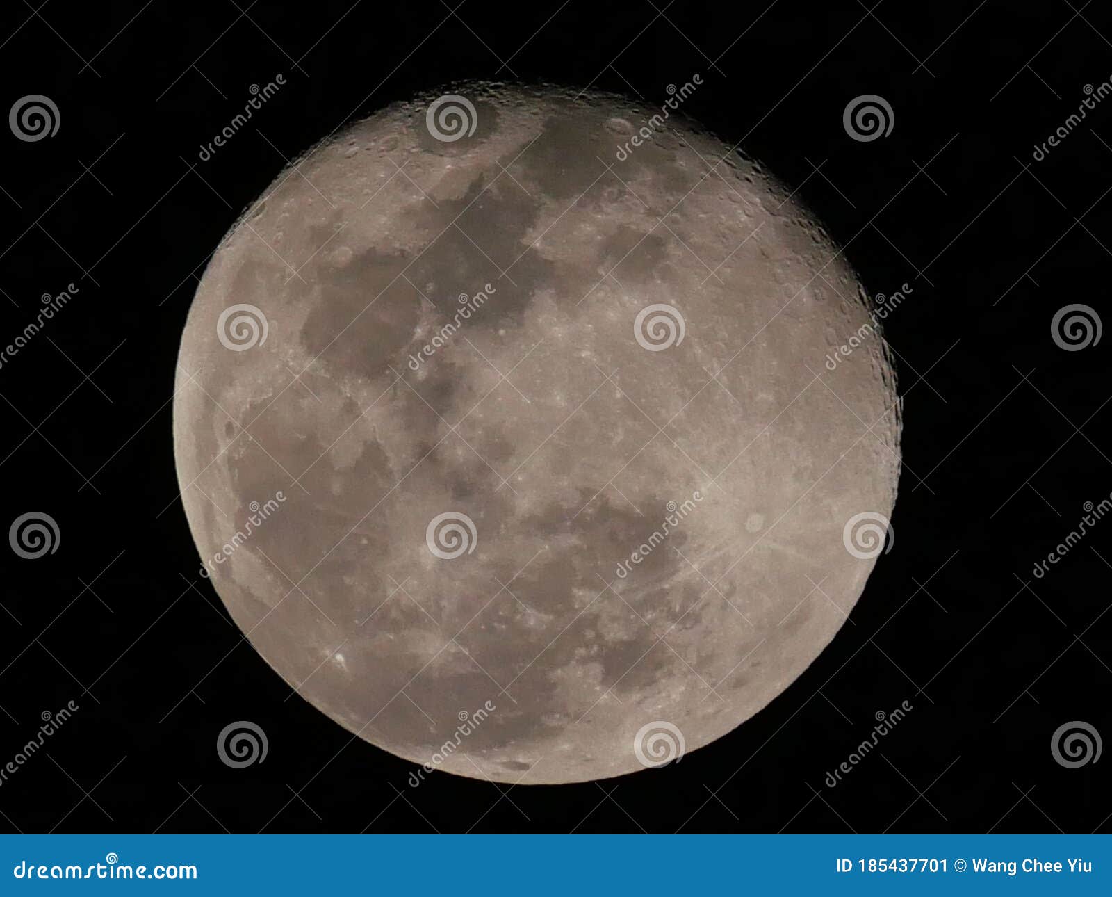 Silent Moon in the space stock image. Image of quietly - 185437701