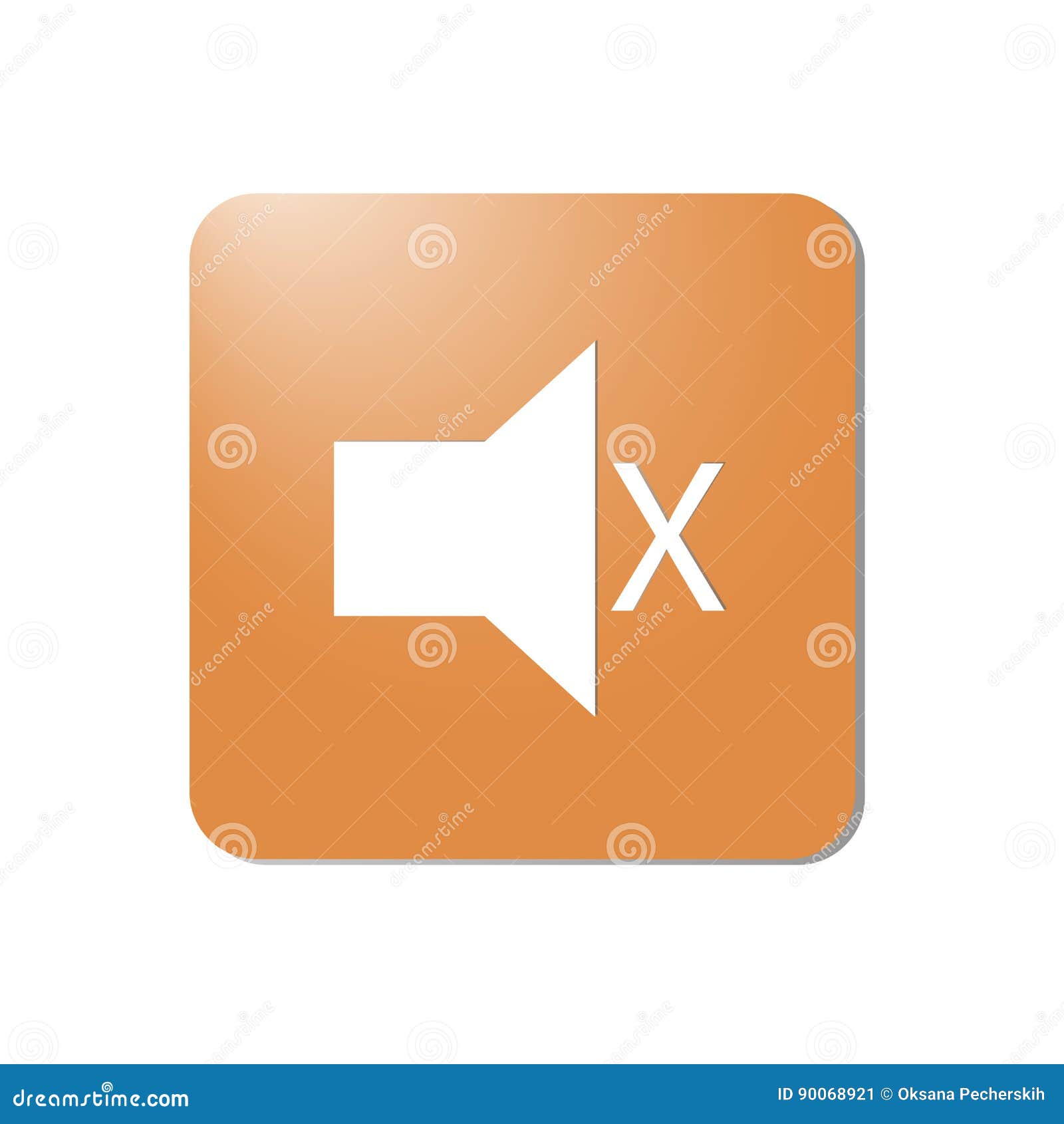 Silent operation stock vector. Illustration of sign, blue - 90068921