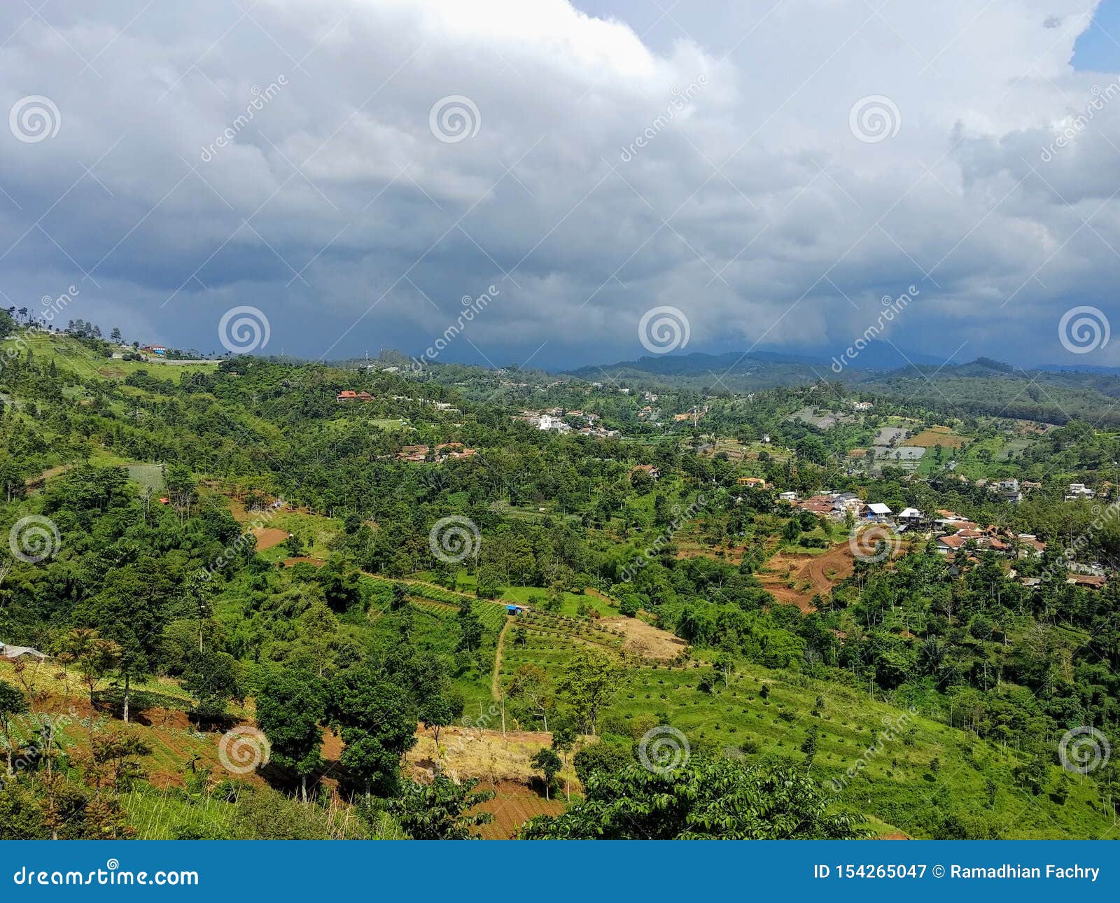 A Silent Peaceful Hill View Stock Image - Image of peaceful, fresh ...