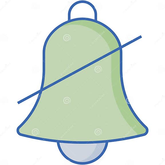 Silent Ring Isolated Vector Icon Which Can Easily Modify or Edit Stock ...