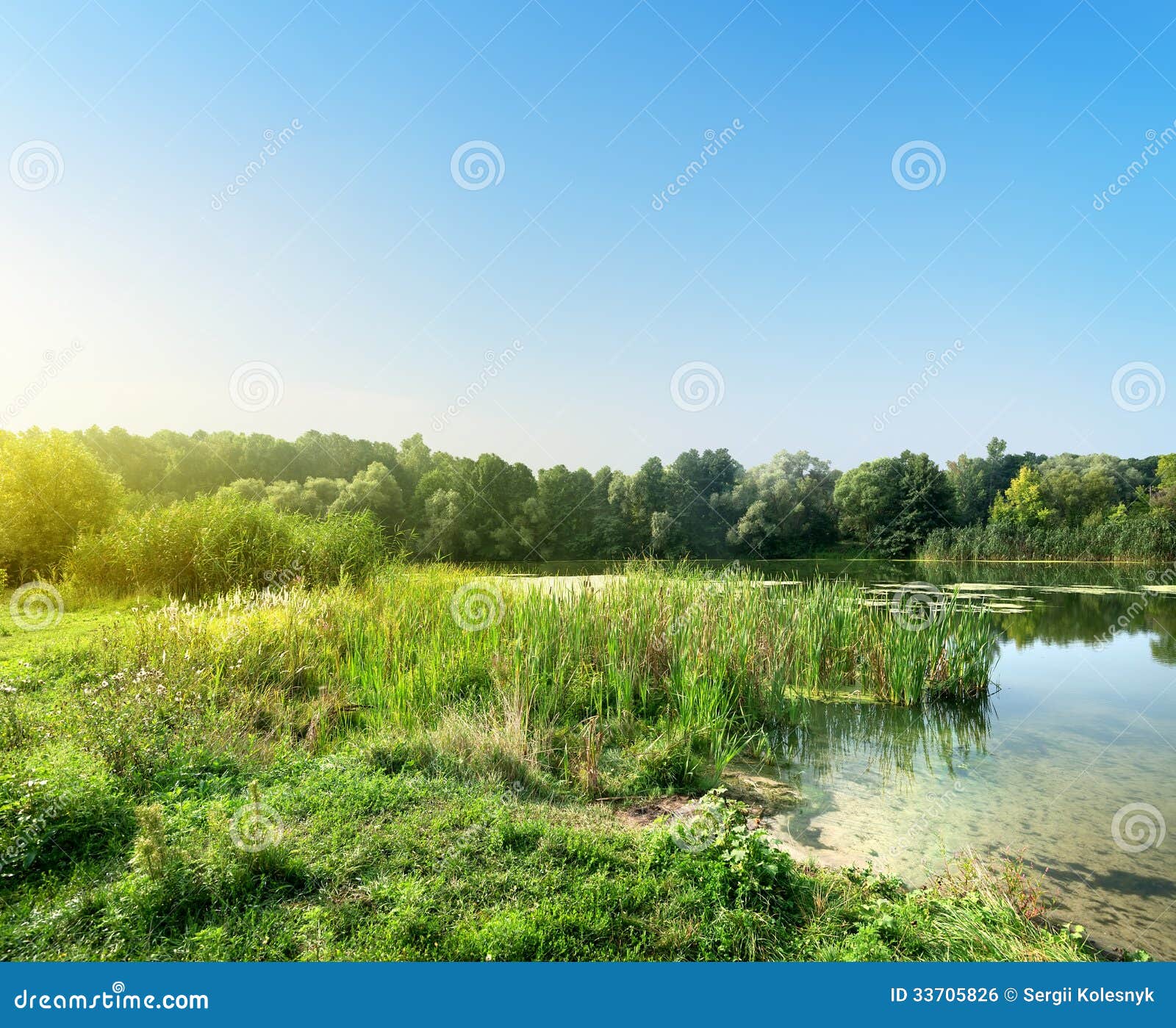 Silent river stock photo. Image of nonurban, shore, river - 33705826