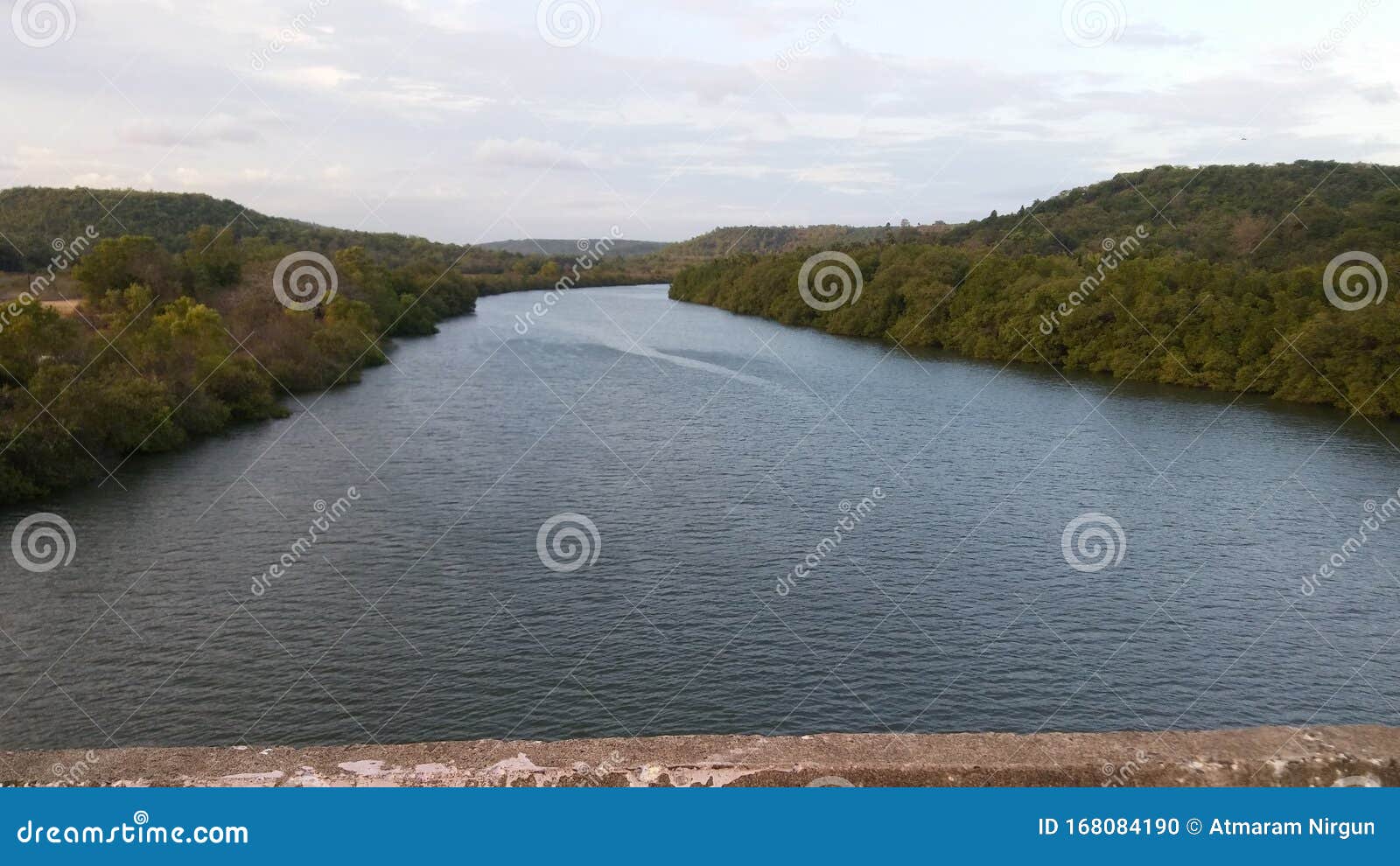 Silent river side stock photo. Image of nature, side - 168084190