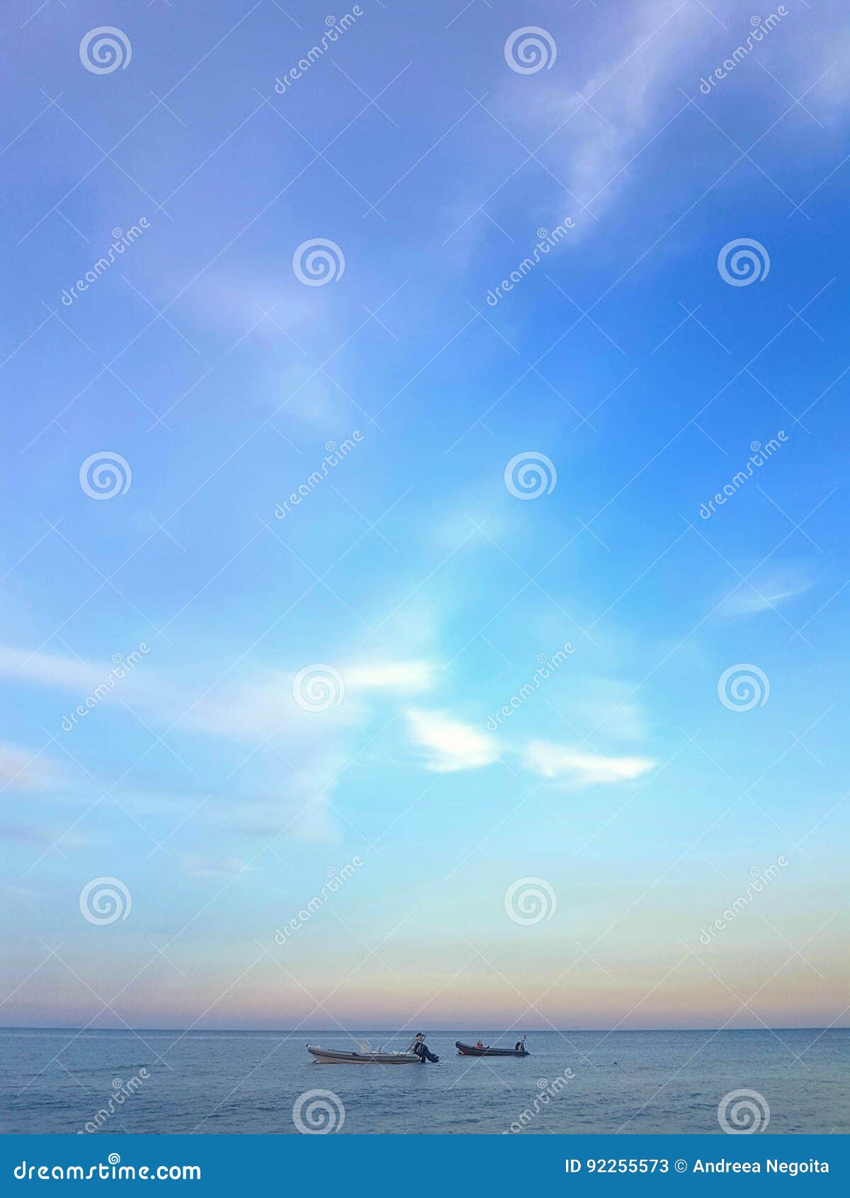 Silent sea on sunset stock image. Image of discution - 92255573