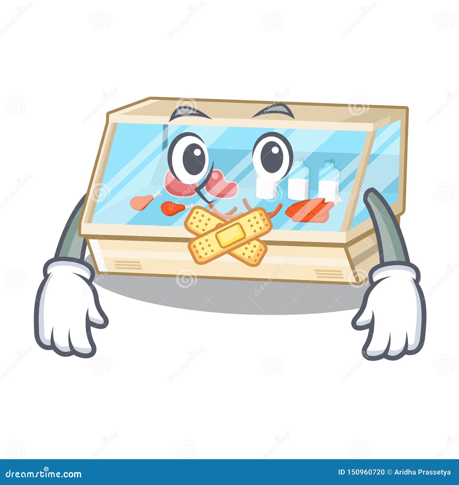 Silent Trade Counter in the a Cartoon Stock Vector - Illustration of ...