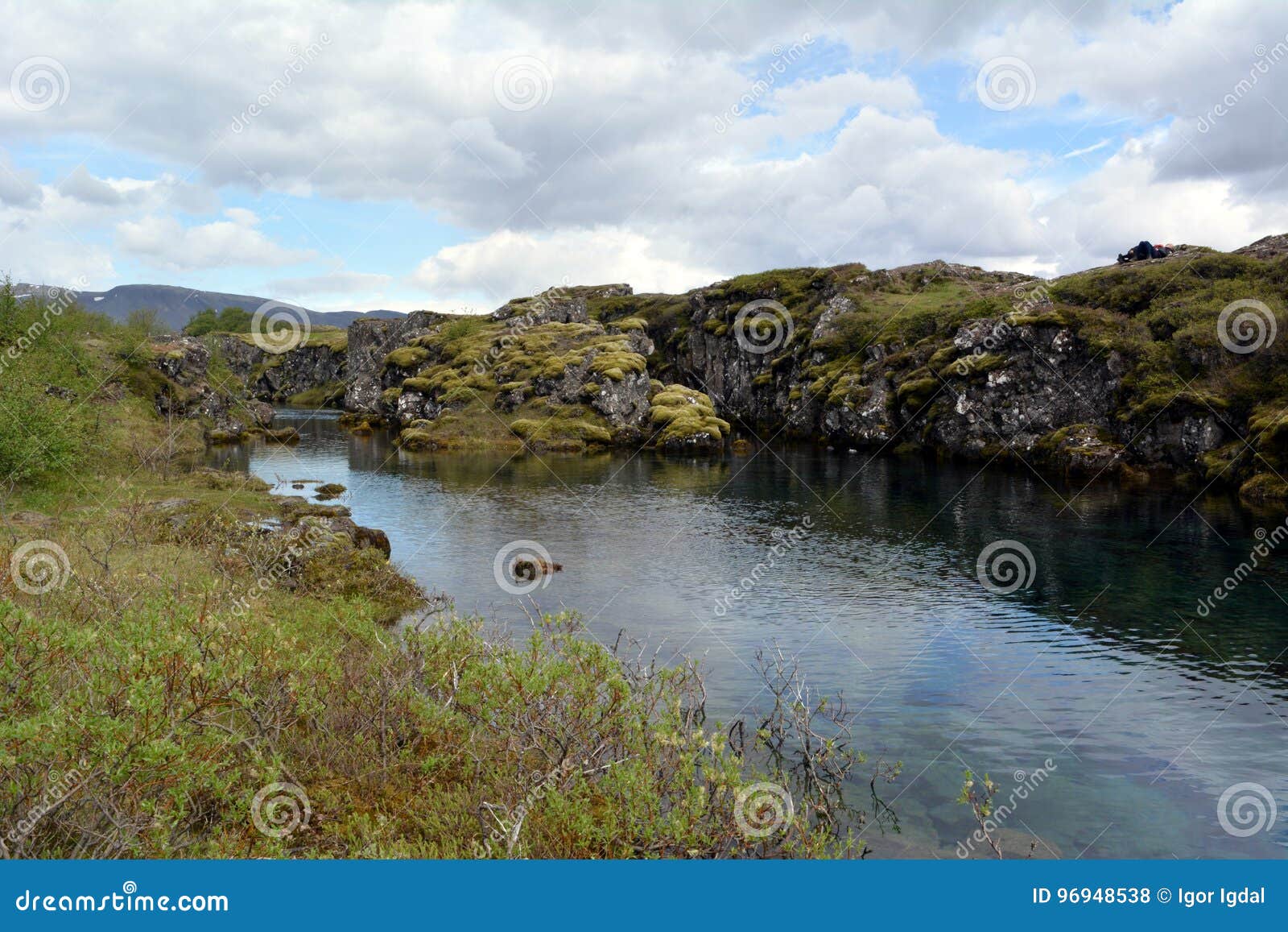 Silfra Thingvellir Park. Silfra Breakdown Of The Tectonic Plates Of The ...