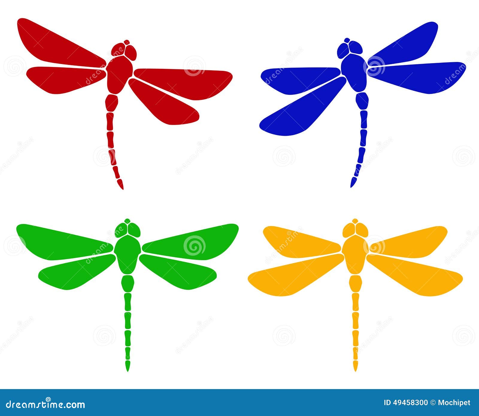 Paarse Libel Clipart Waterkleurenlibellen Realistisch Schilderij Van