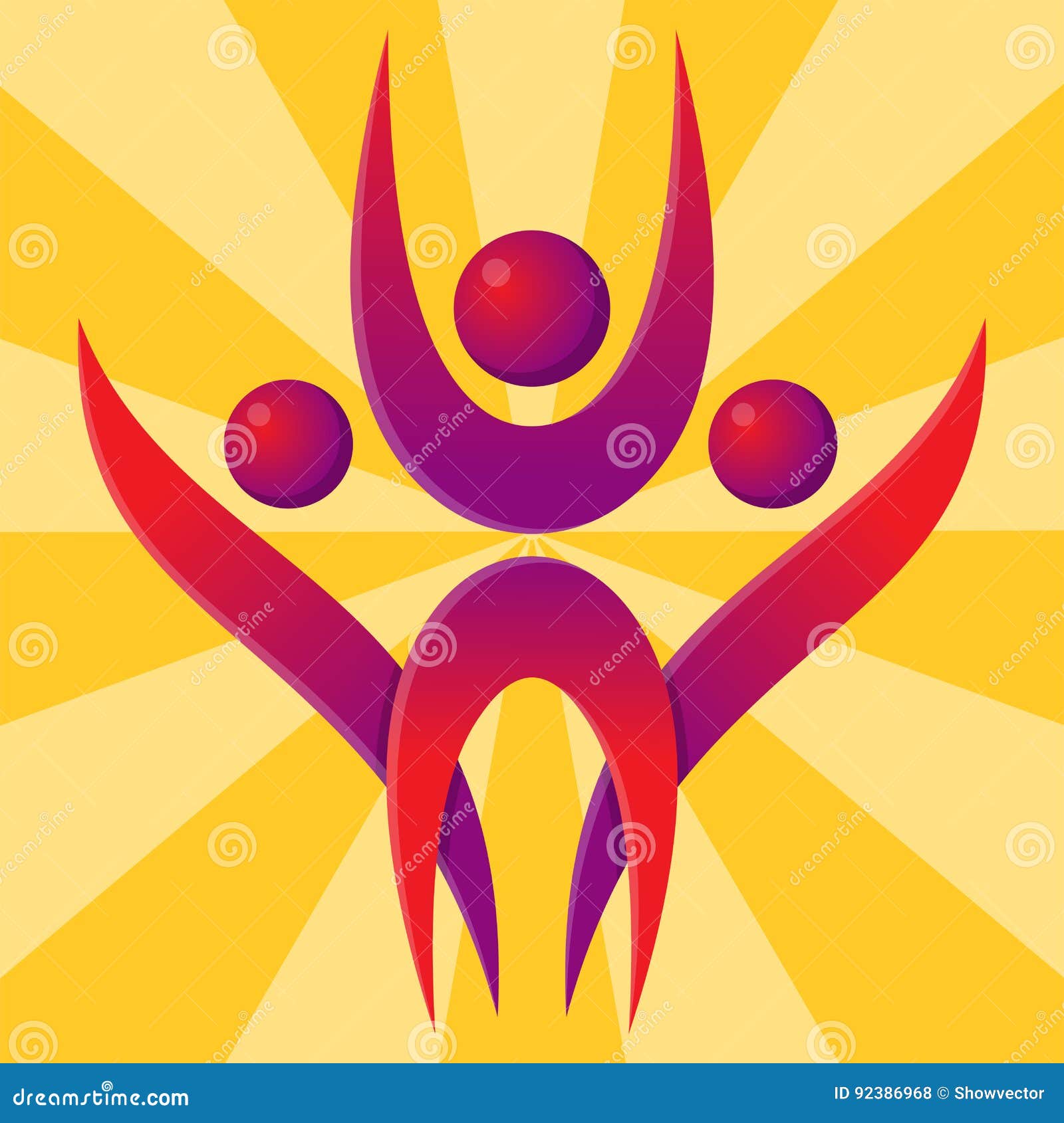 Silhouette Abstract People Performance Character Logo Human Figure Pose ...