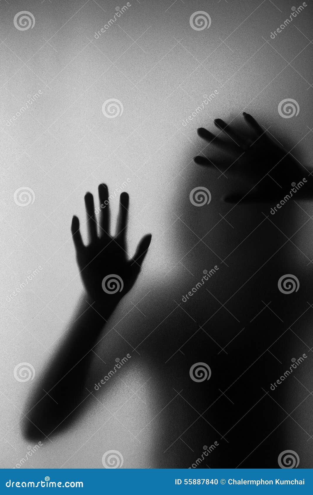 Silhouette of Action of Woman Scream Stock Photo - Image of contour ...