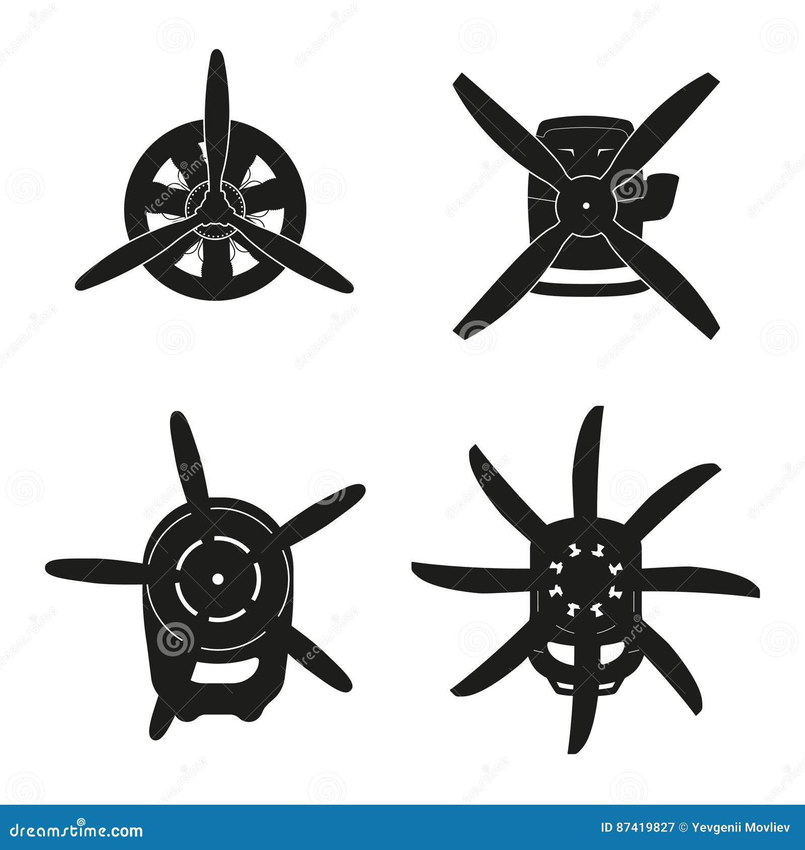 Silhouette Of Jet Engine Of Aircraft. Part Of The Airplane. Side View ...