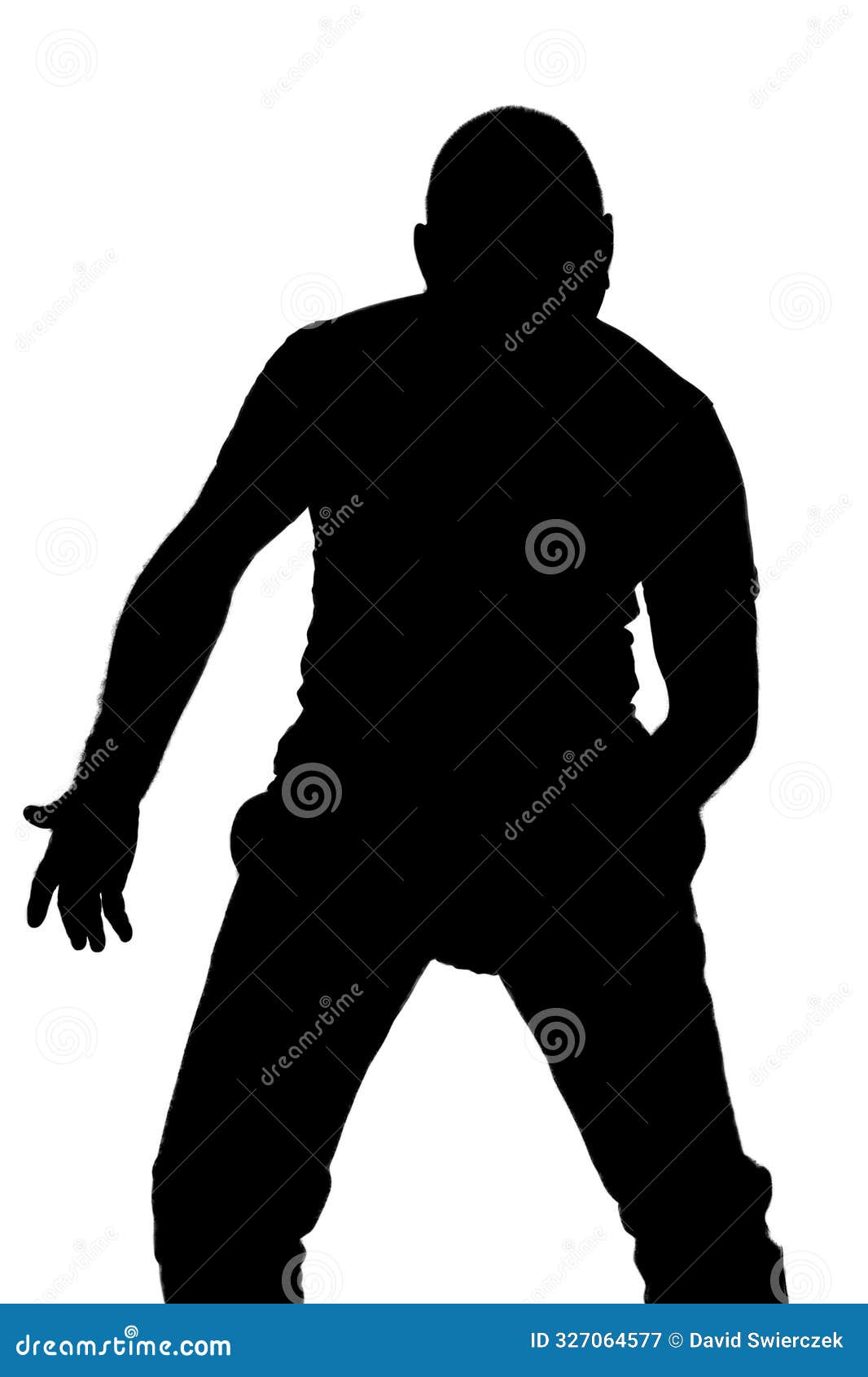 Silhouette of an angry man stock illustration. Illustration of male ...