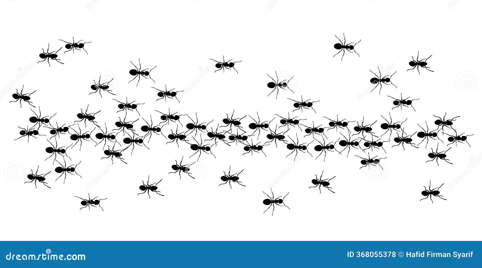 Red Ants Line Cartoon Vector | CartoonDealer.com #6342541