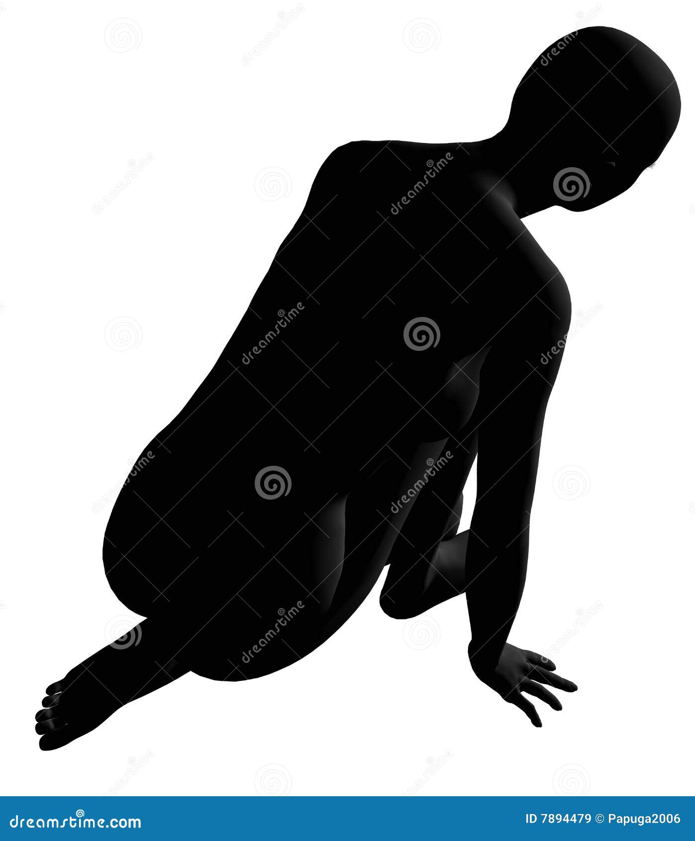 Silhouette back sitting stock illustration. Illustration of artwork ...