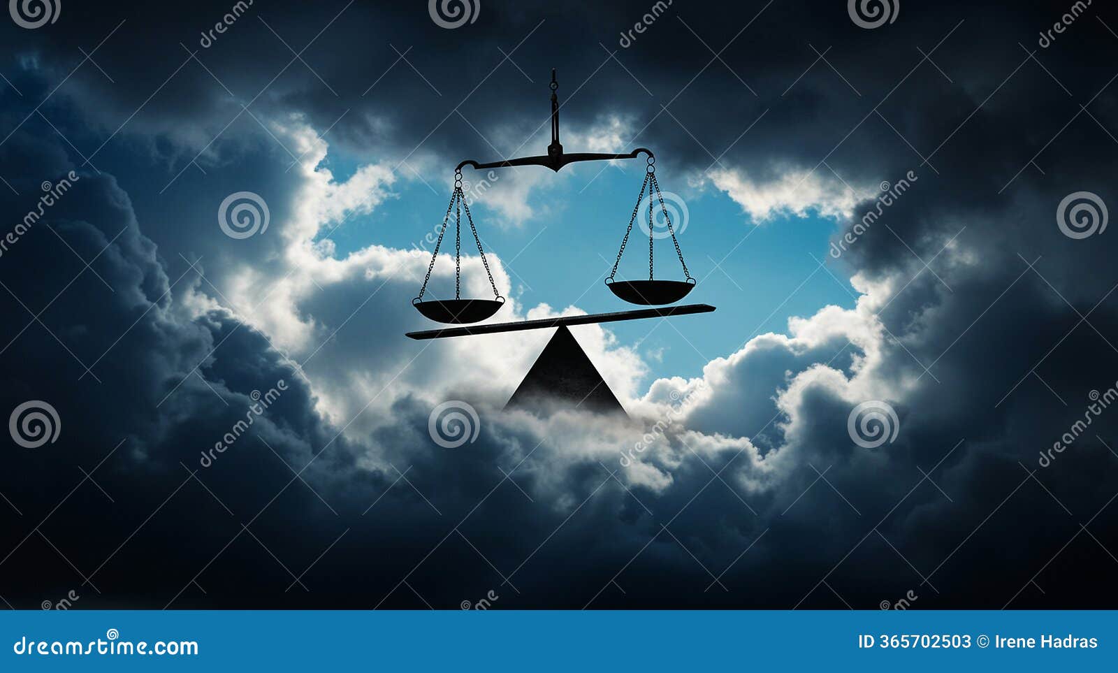 Balanced Scale Isolated On White Background. Stock Photography ...