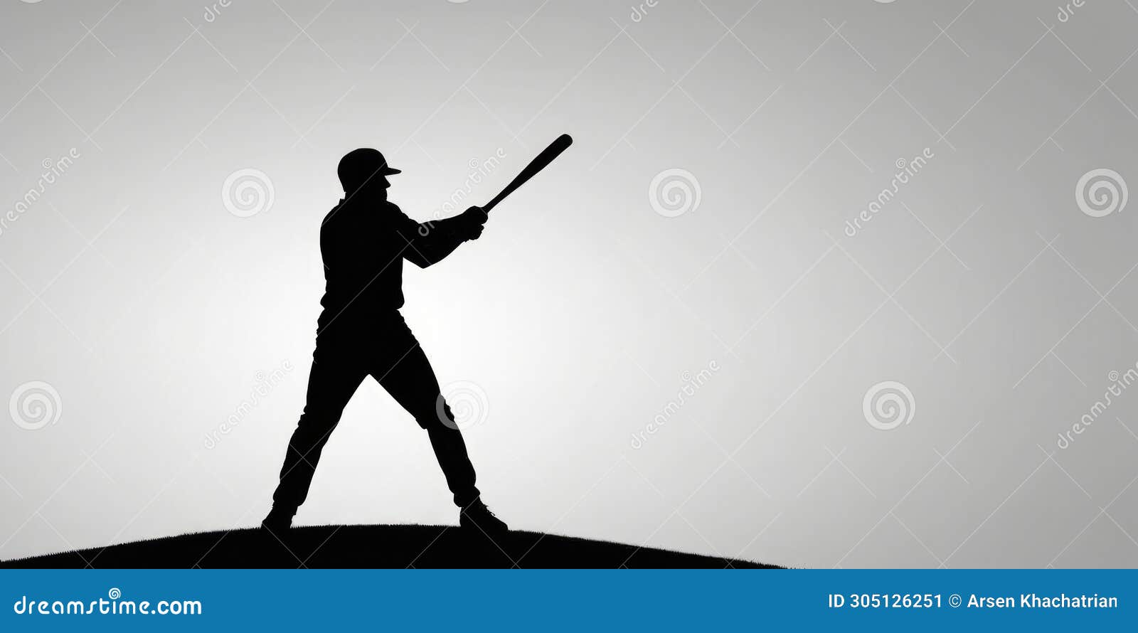 Baseball Bat Impact Moment Frozen In Summer Olympic Sports Concept ...