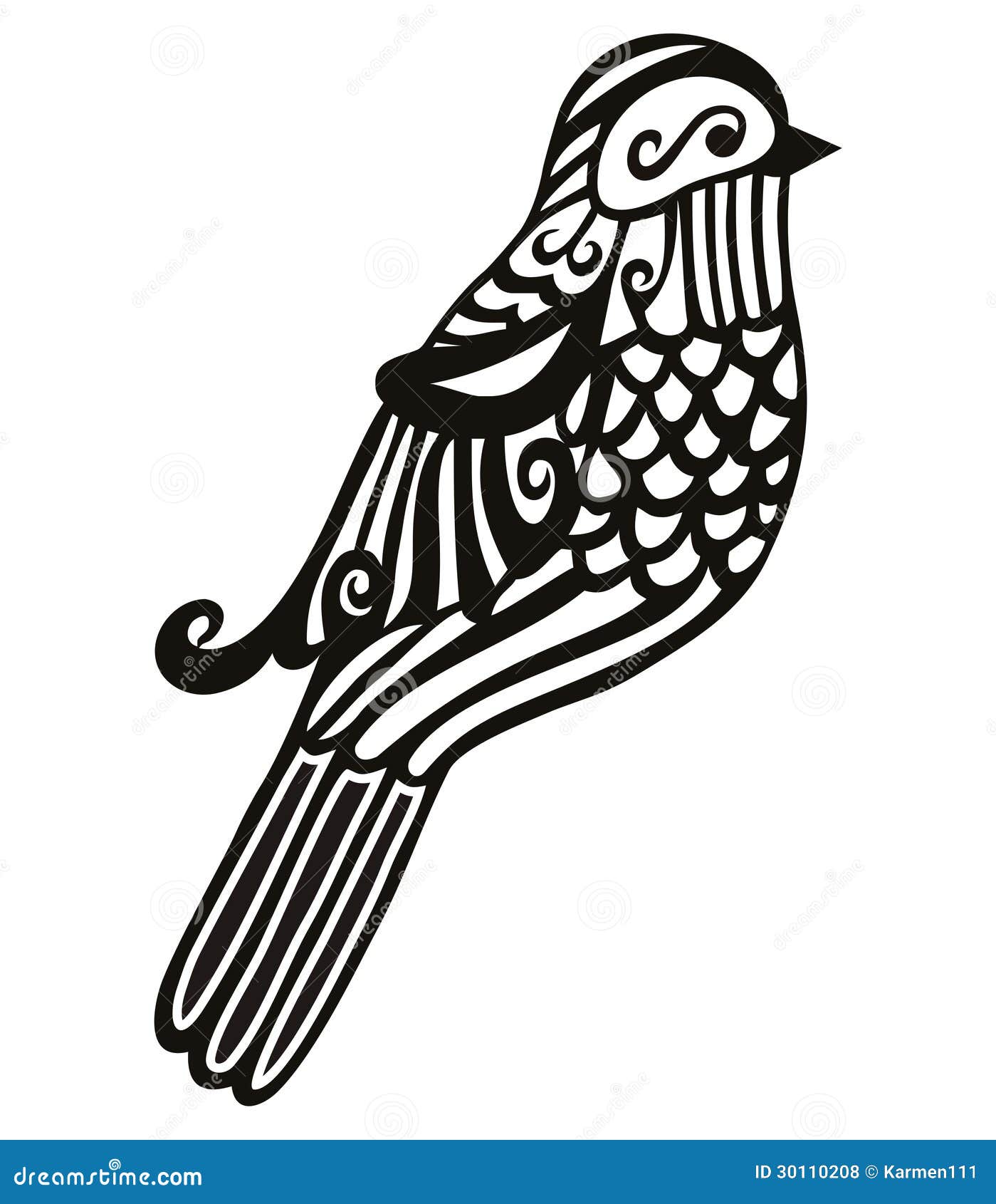 Stylized birds stock vector. Illustration of natural - 30110208