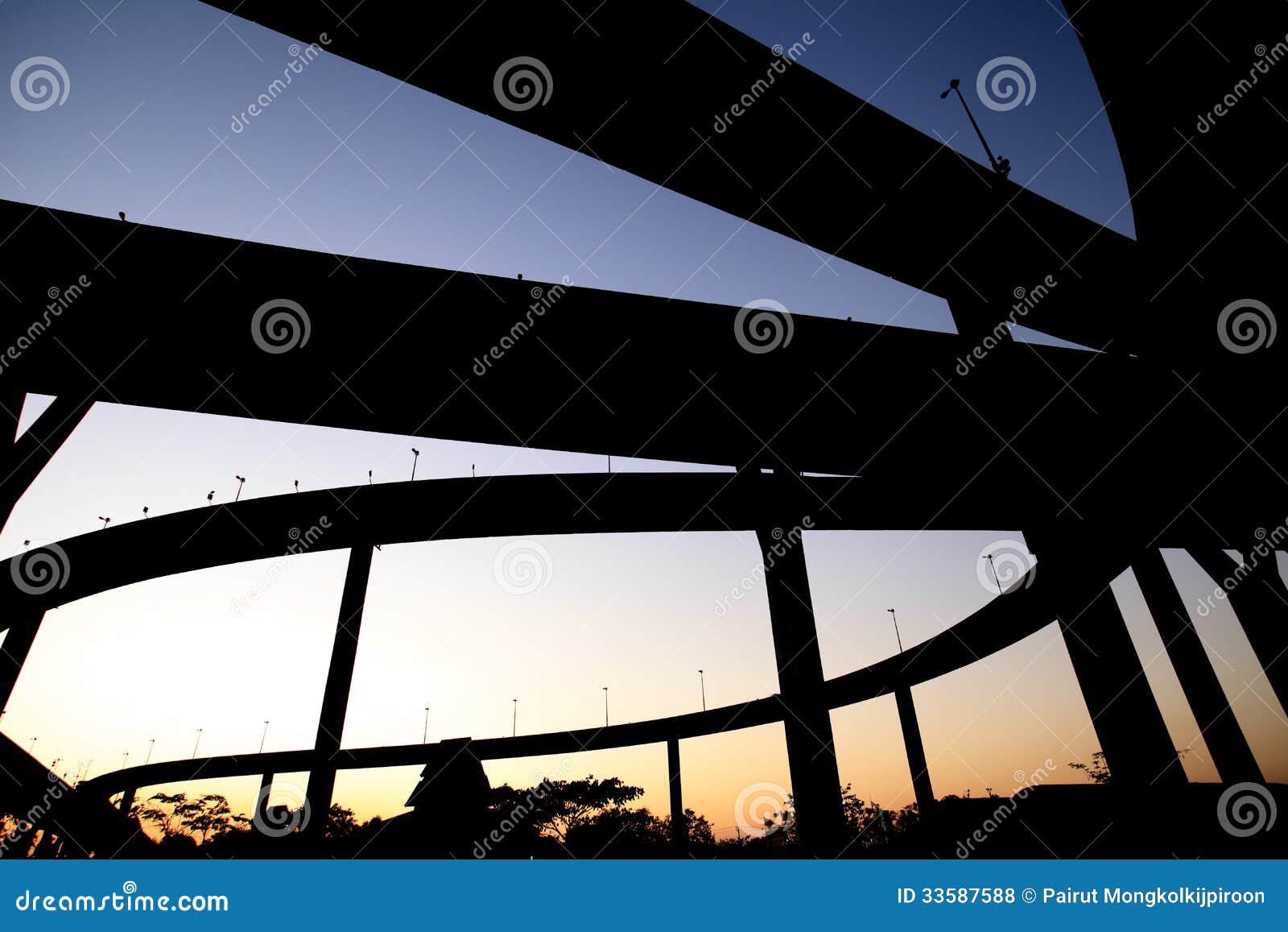 Multiple Curves In A Road Through The Forest Royalty-Free Stock Photo ...