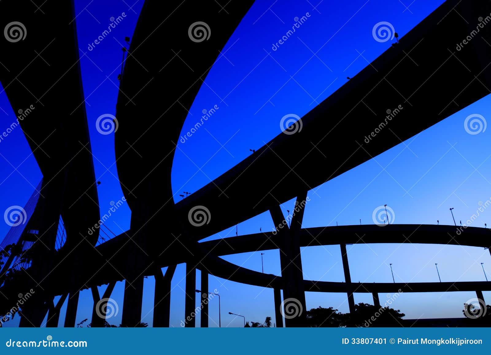 Multiple Curves In A Road Through The Forest Royalty-Free Stock Photo ...