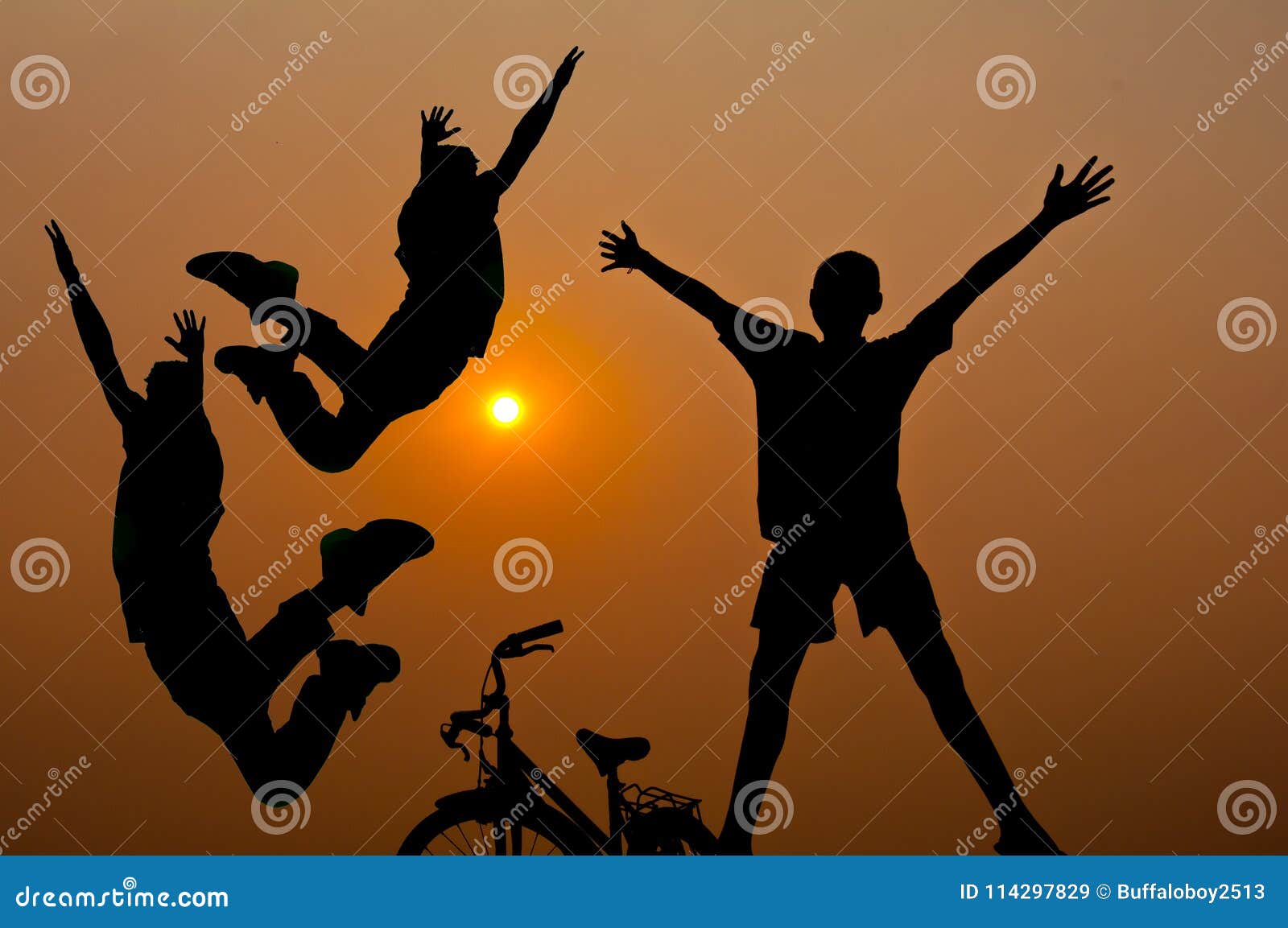 Happy with bicycle stock image. Image of healthy, emotions - 114297829