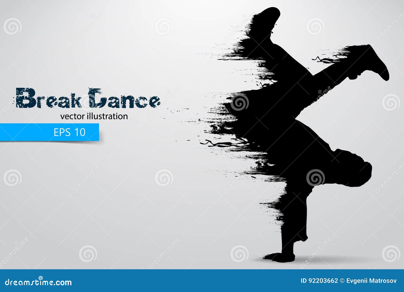 Break Dancer Silhouette