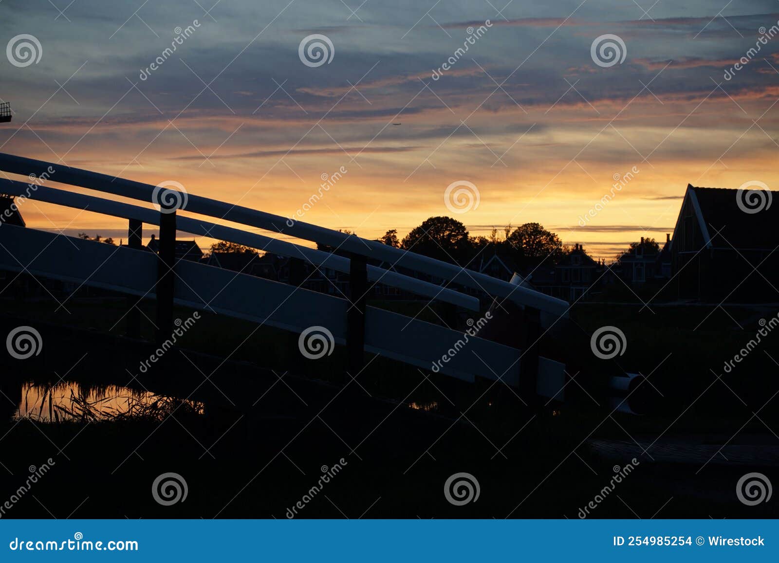 Silhouette of a Bridge Curve Captured in Dark Stock Photo - Image of ...