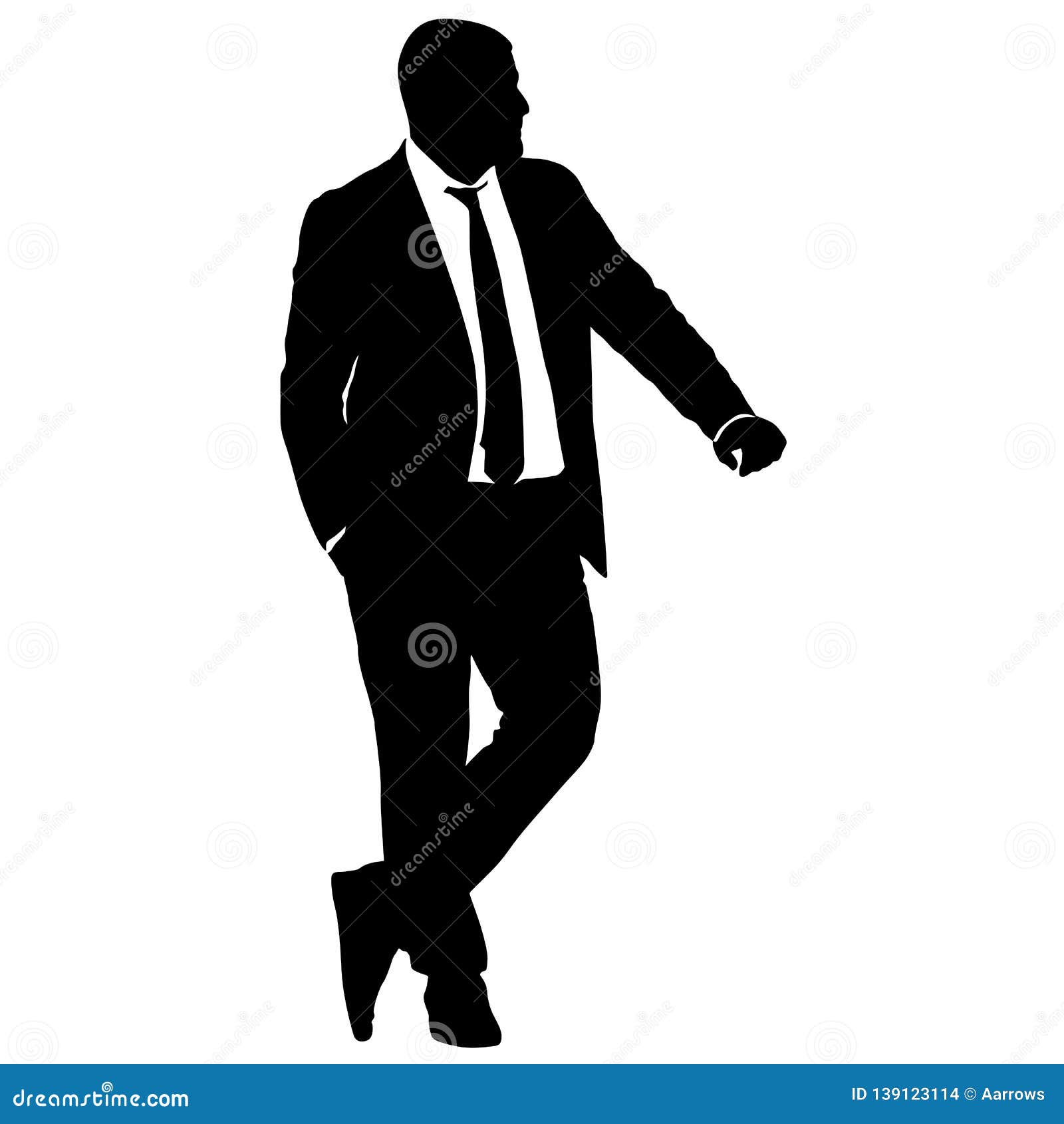 Silhouette Businessman Man In Suit With Tie On A White Background Stock ... Silhouette Businessman Man In Suit With Tie On A White Background Stock ...