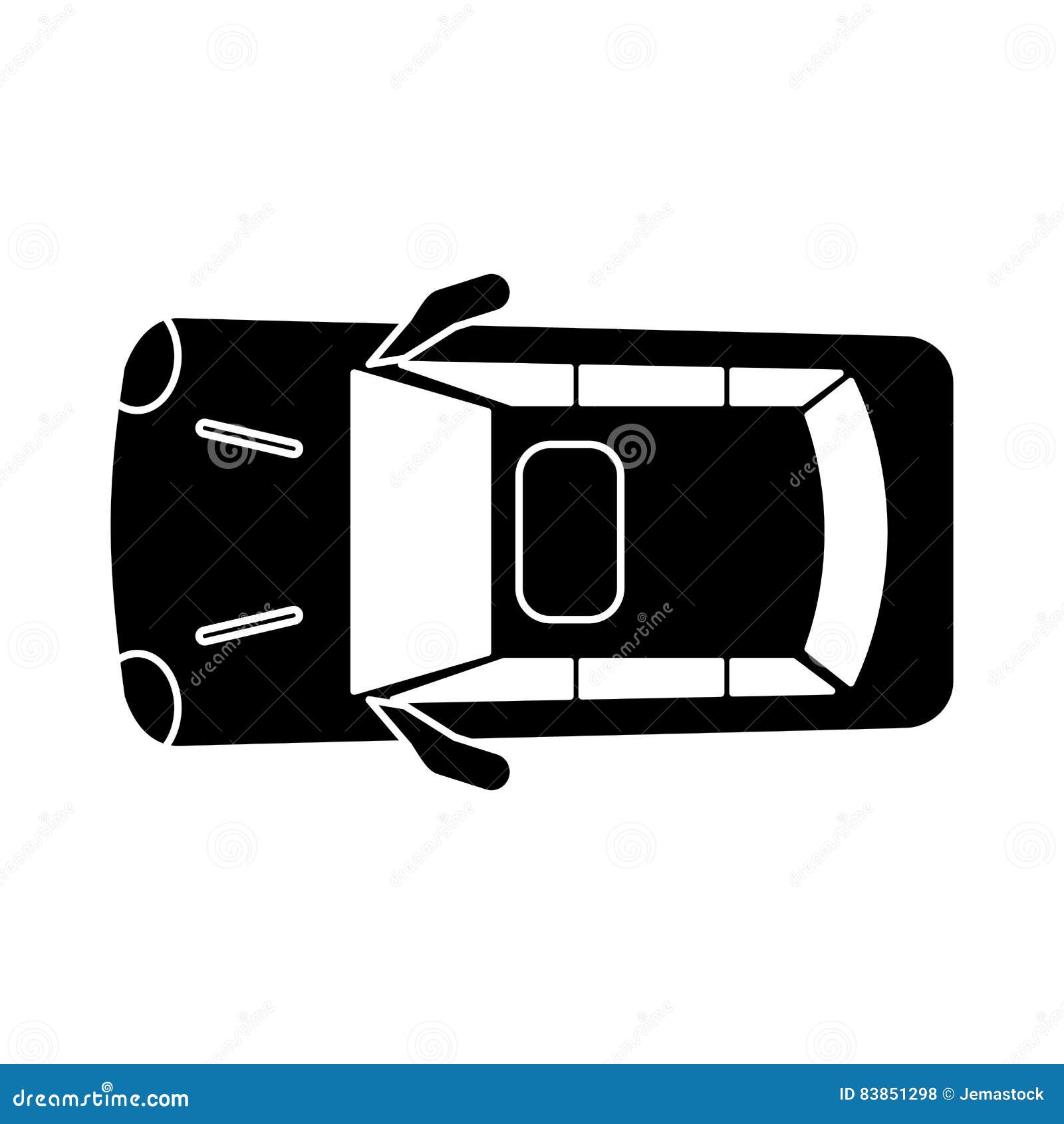 Car Engine Top View Icon