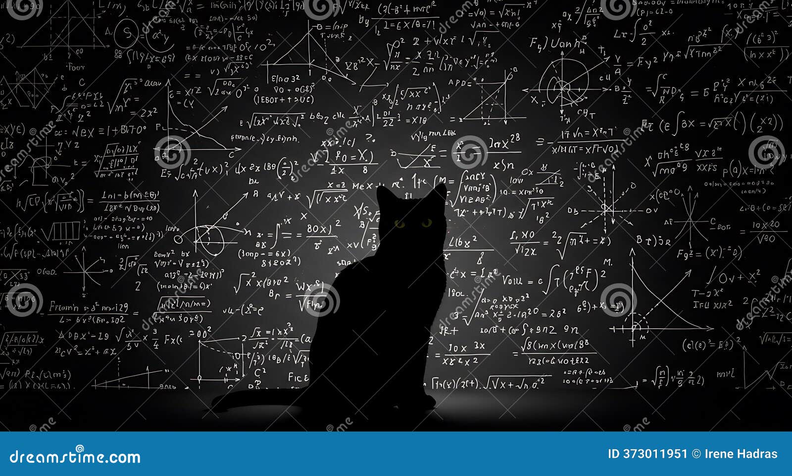 A Chalkboard Filled With Complex Mathematical Equations And Diagrams ...