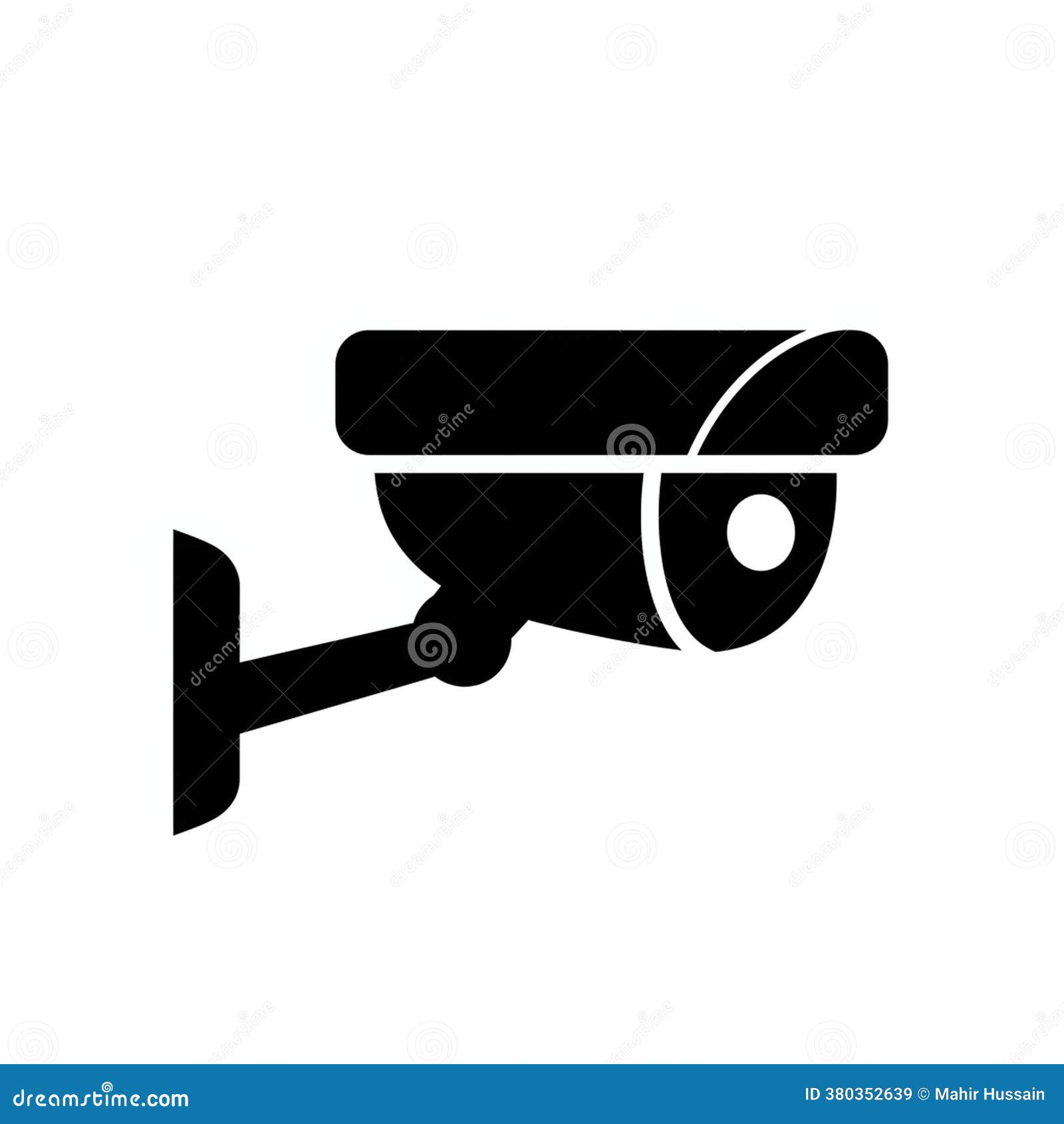 Brown CCTV Wireless Icon - Tube Shaped CCTV - Colored Icon, Symbol ...