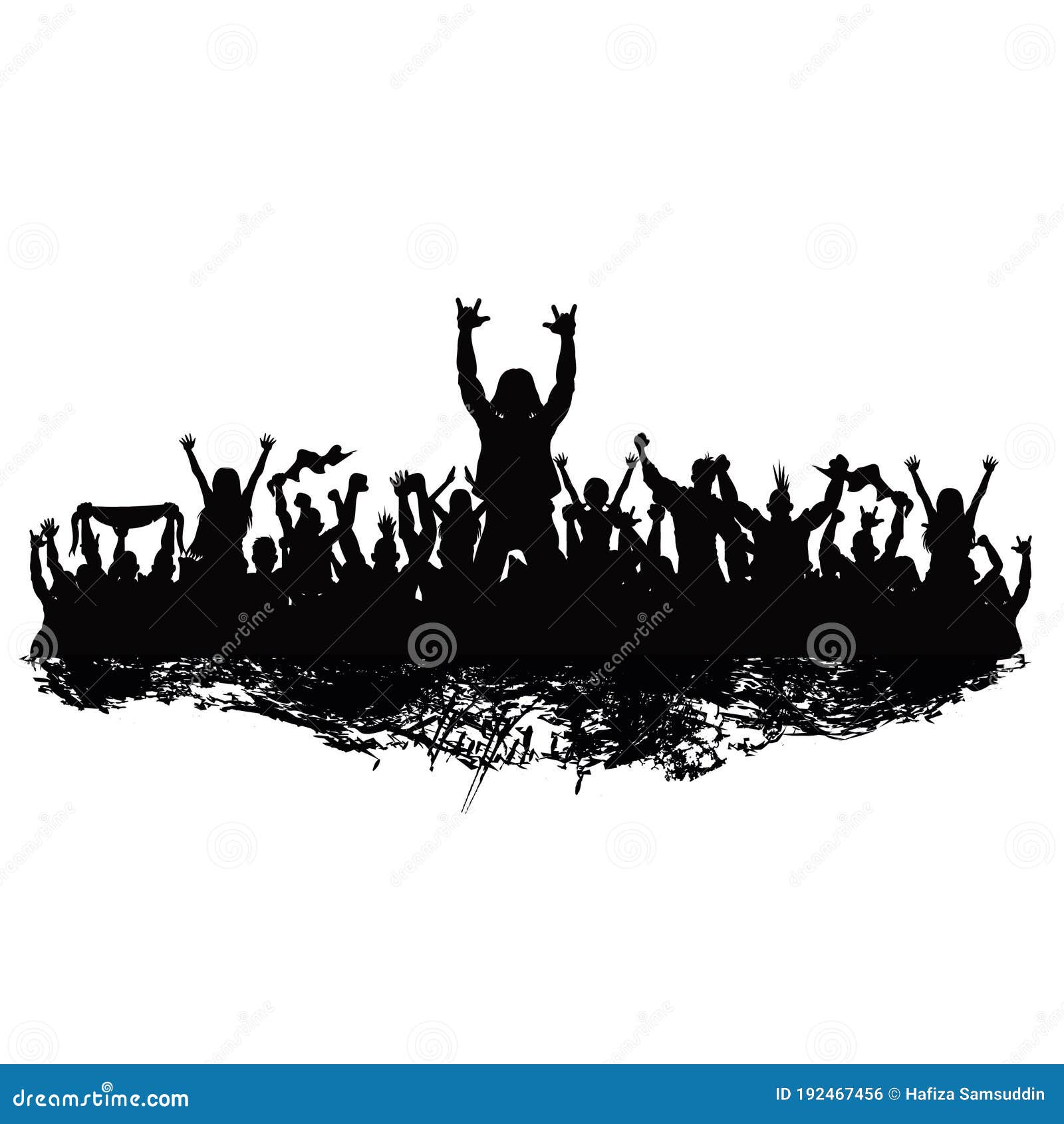Silhouette Of Cheering Person With Mountain Background Royalty-Free ...
