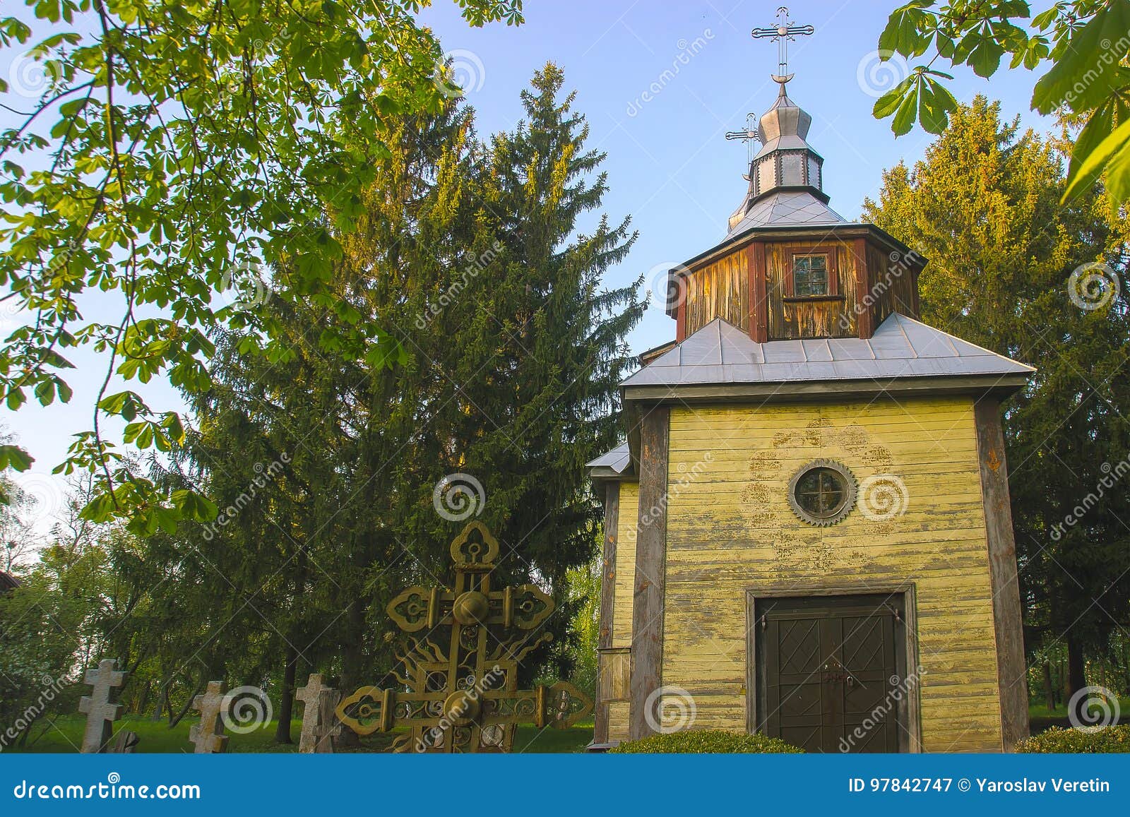 Silhouette of Church Steeple Stock Image - Image of congregation ...