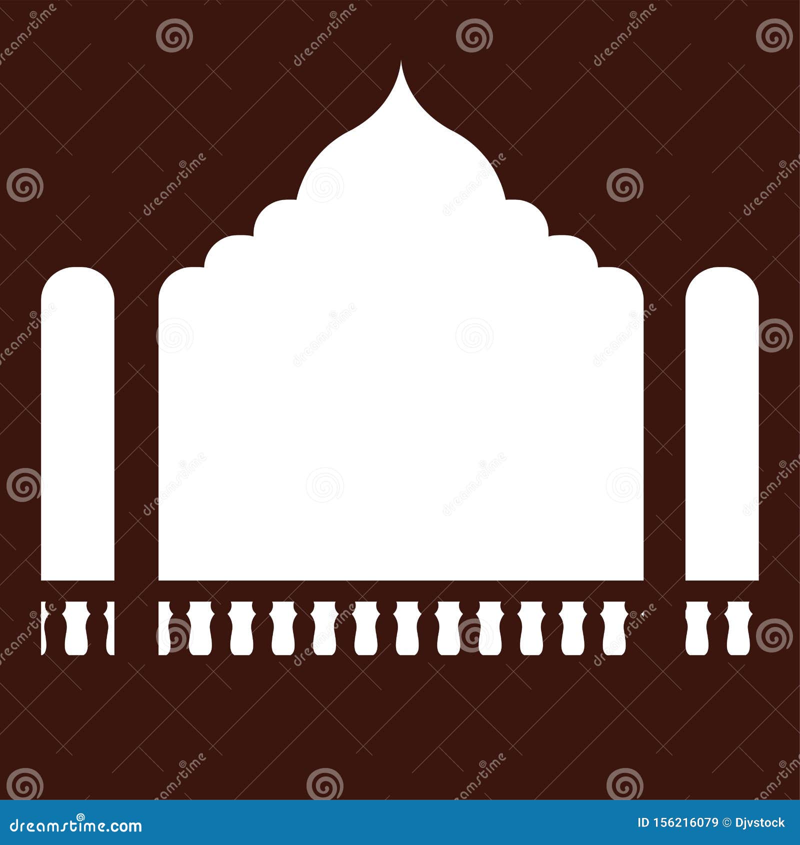 Silhouette Classic Frame Border Design Stock Illustration ...