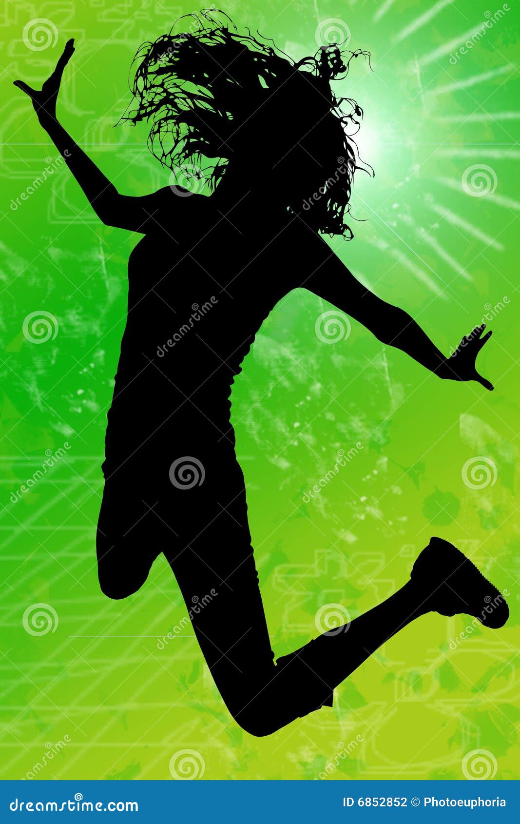 Clipping Jumping Path Silhouette Woman Stock Illustrations – 8 Clipping ...